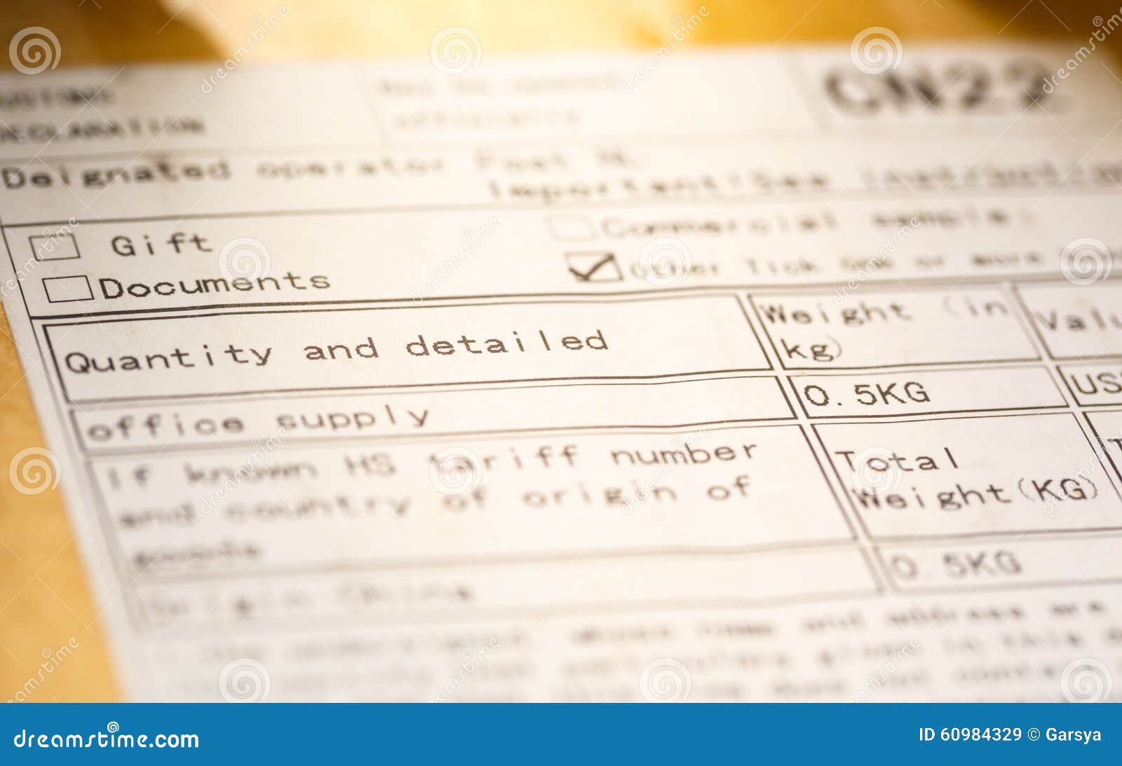 International Post Envelope Parcel Cover Editorial Stock Image - Image ...