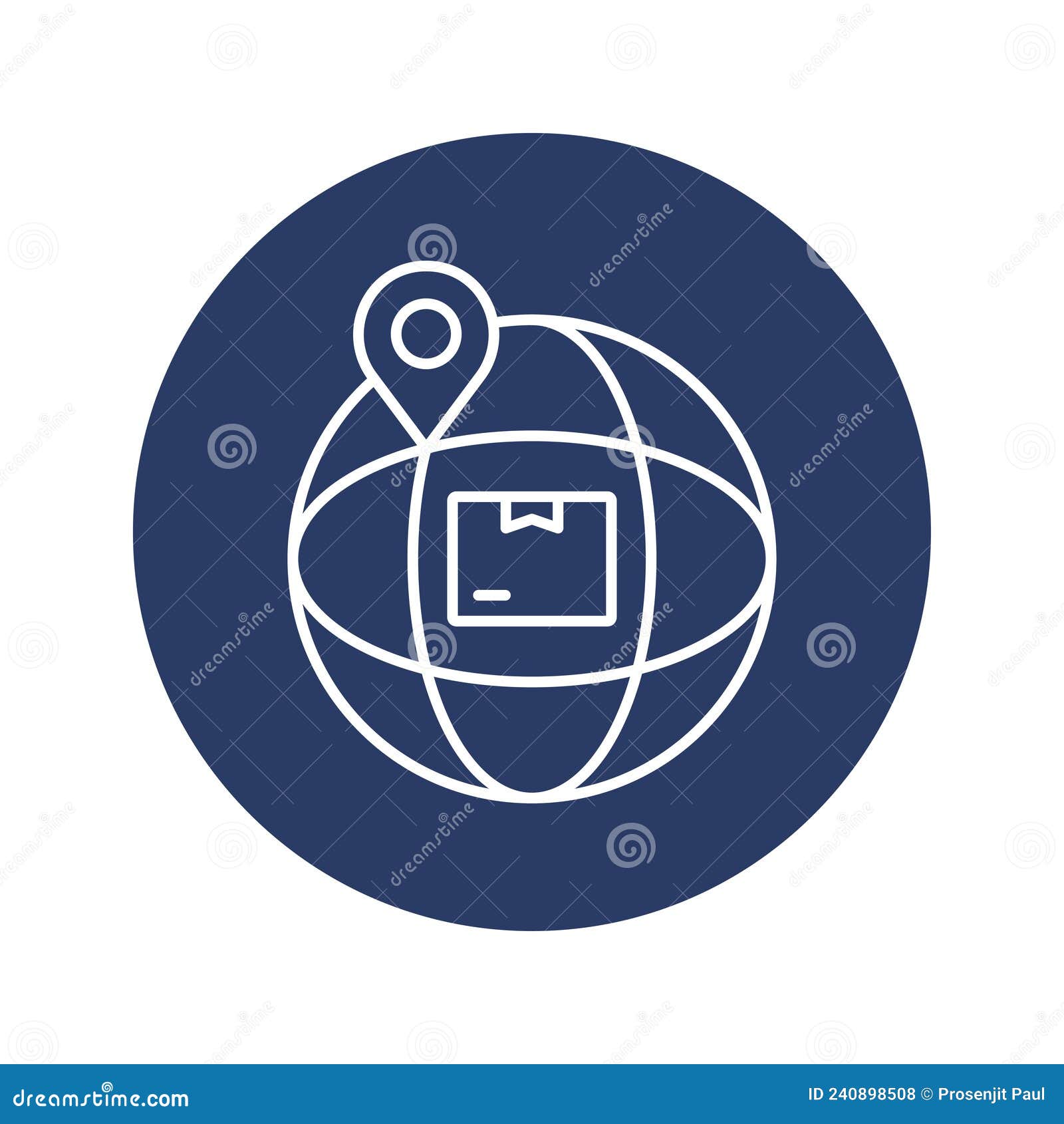 International Product Delivery Icon Stock Vector - Illustration of icon ...