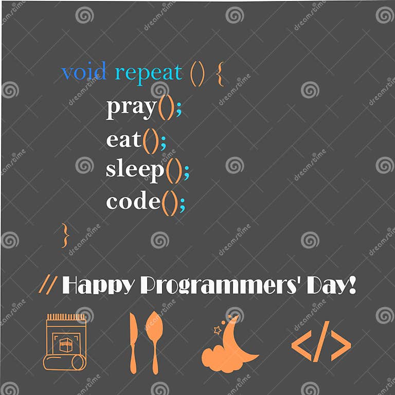 International Programmers` Day Illustration. Day of the Programmer ...