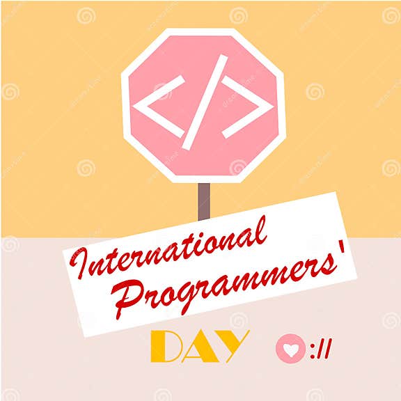 International Programmers` Day Illustration. Day of the Programmer ...