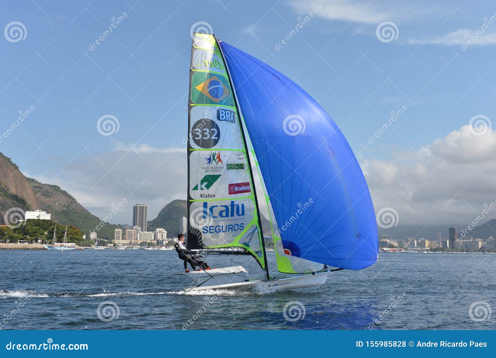 Sailing Regatta editorial stock photo. Image of brazil - 155985828