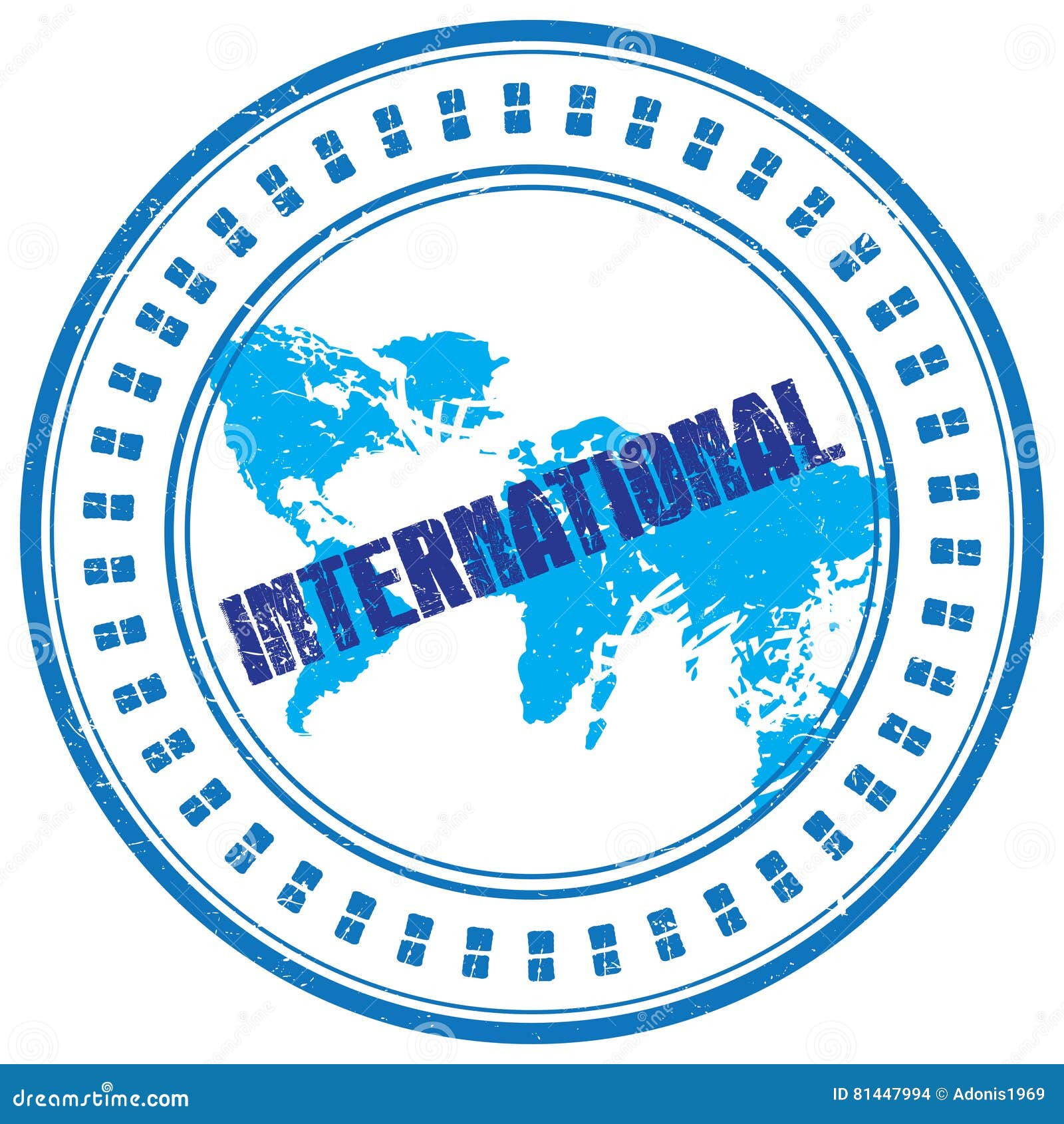 International seal stock vector. Illustration of white - 81447994