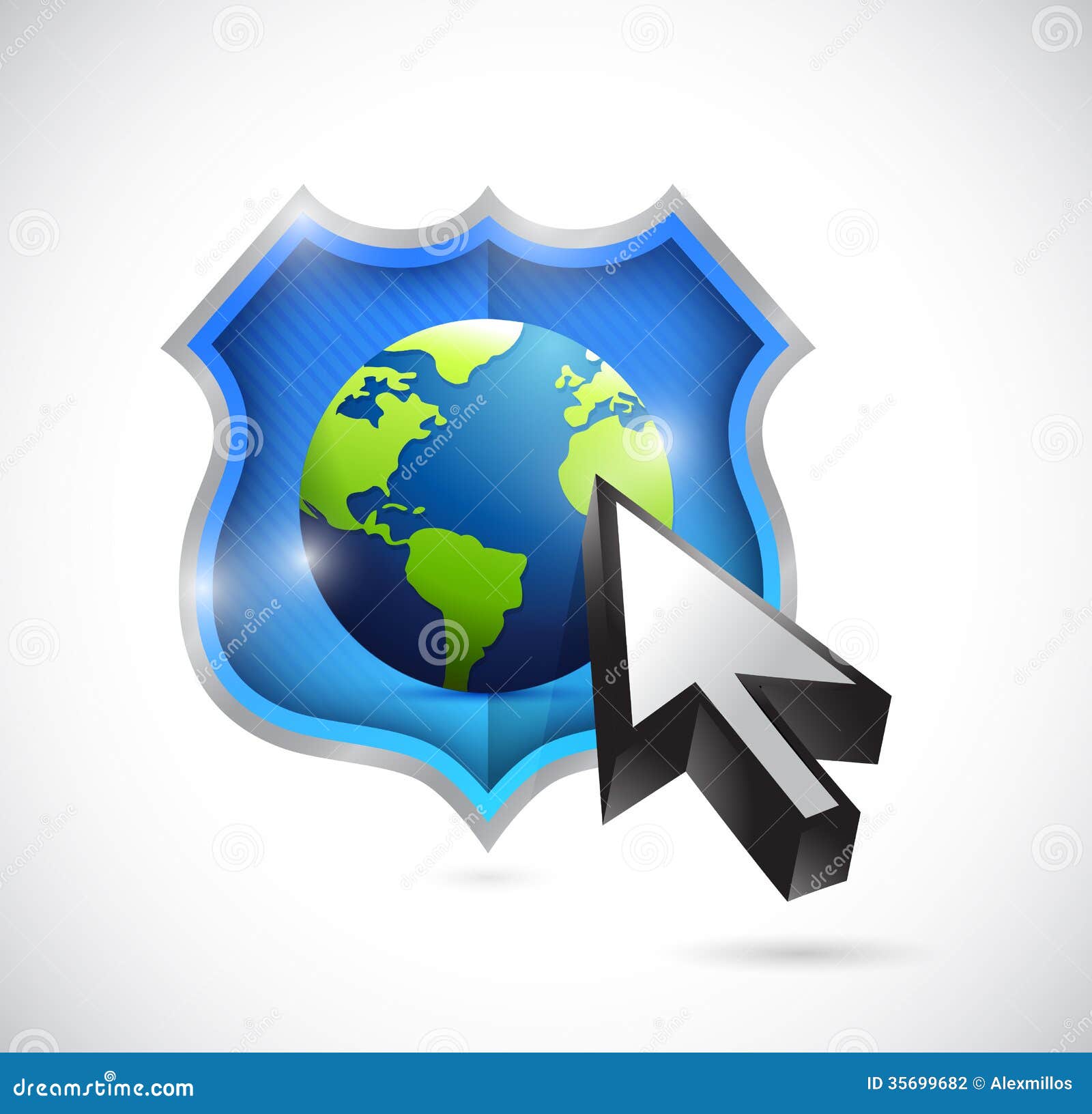 International Security Protection Concept Stock Illustration ...