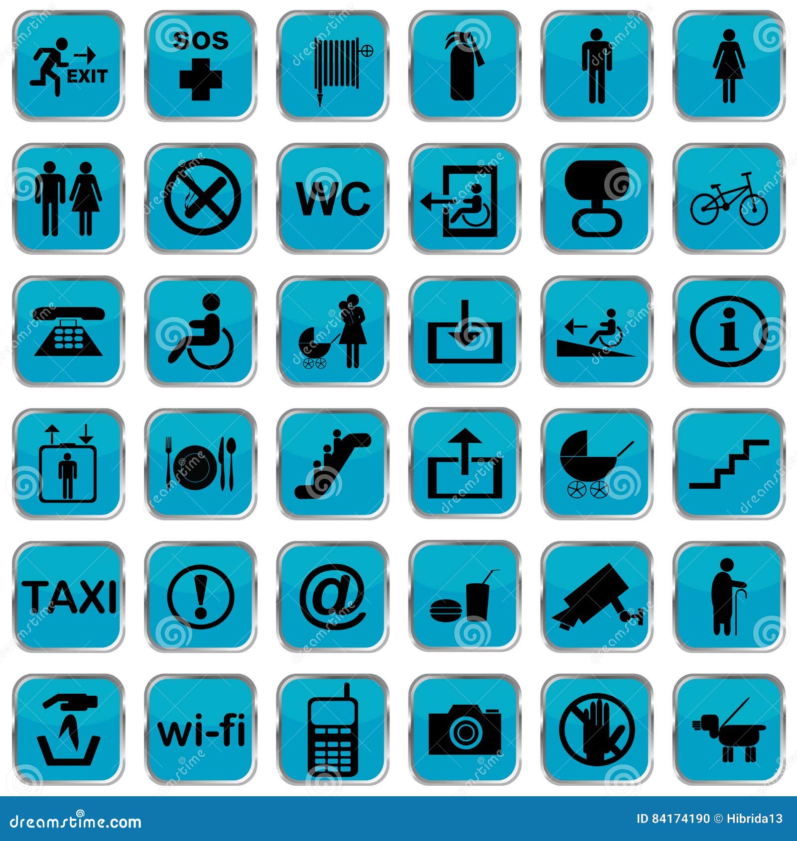 International Service Signs Vector Illustration | CartoonDealer.com ...