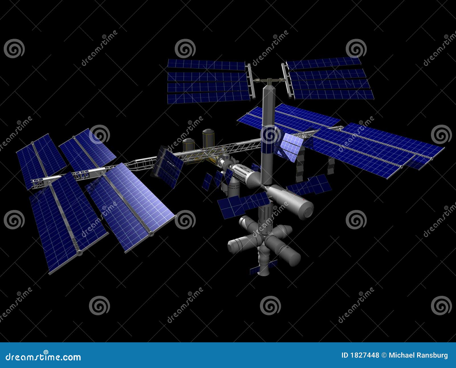 The International Space Station ISS Is A Space Station, Or A Habitable ...