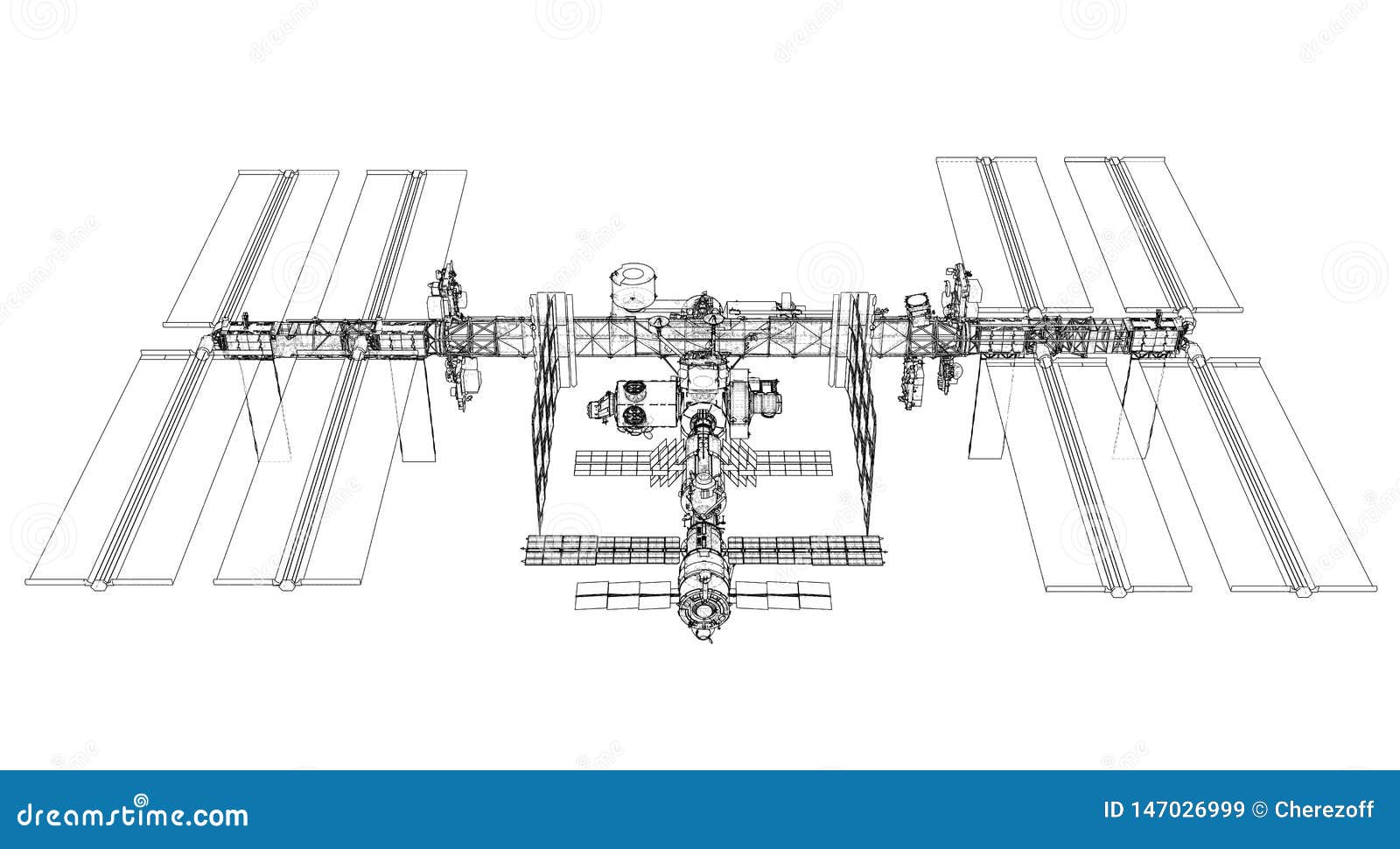 Mir Space Station Blueprint