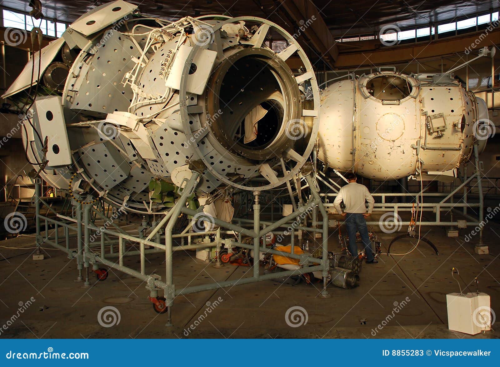 International Space Station Russian Segment Mockup Editorial Stock ...