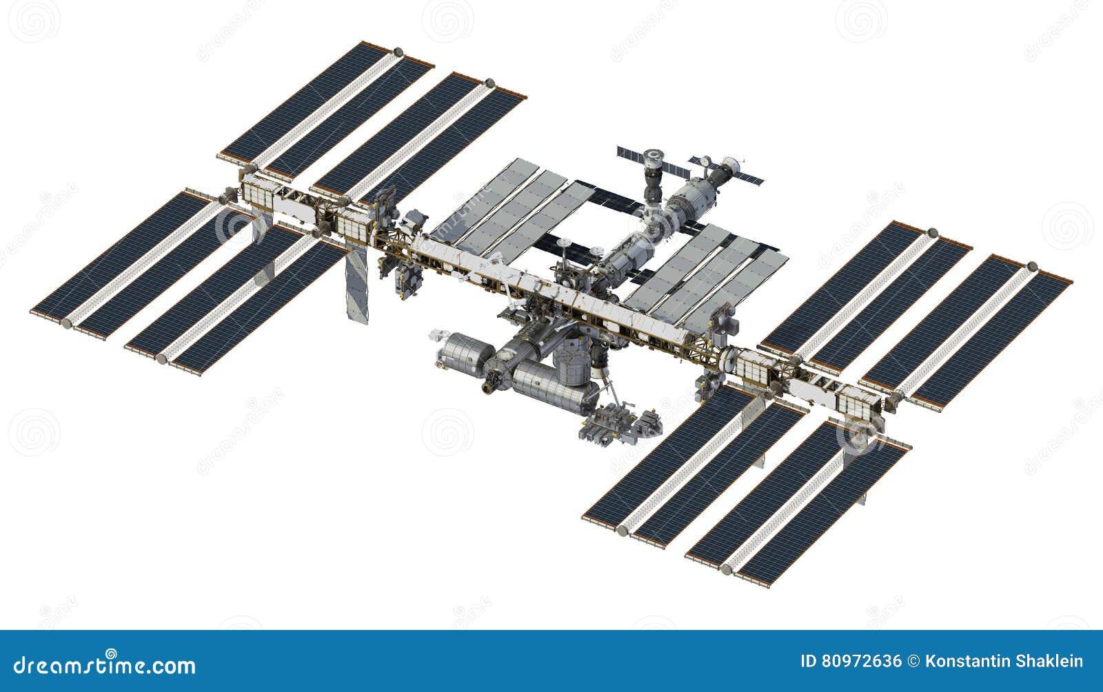 ISS White Background