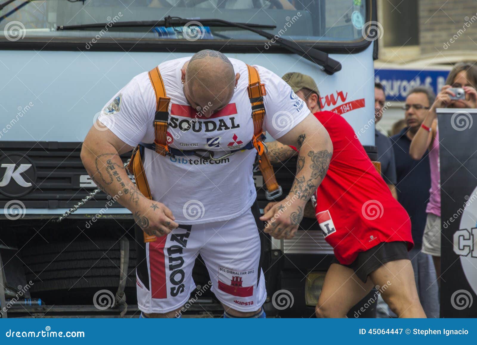 International Strongman Competition in Gibraltar Editorial Photography ...