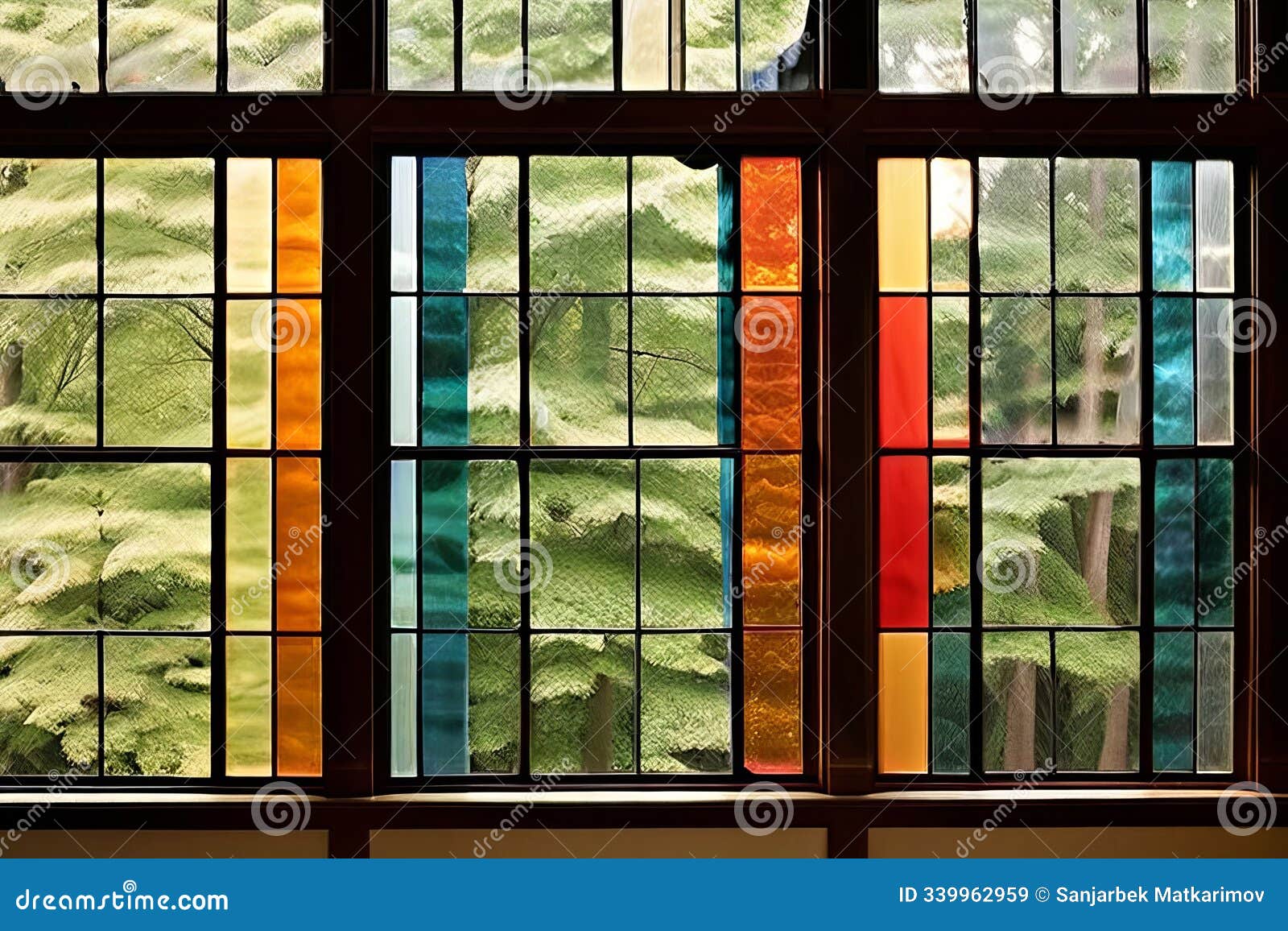 International Style Ribbon Window Continuous Horizontal Band of Stock ...