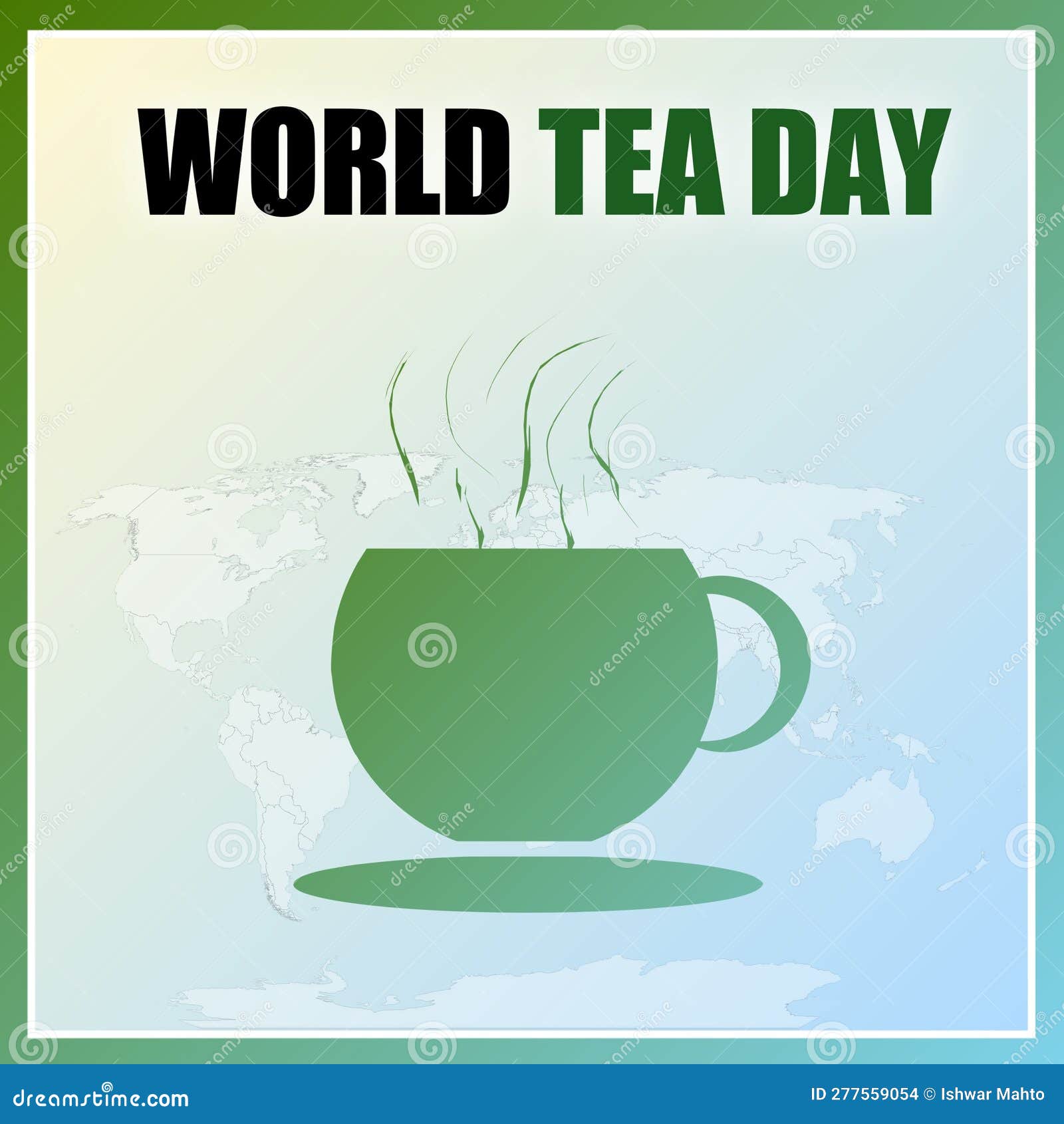 International tea day stock illustration. Illustration of background ...