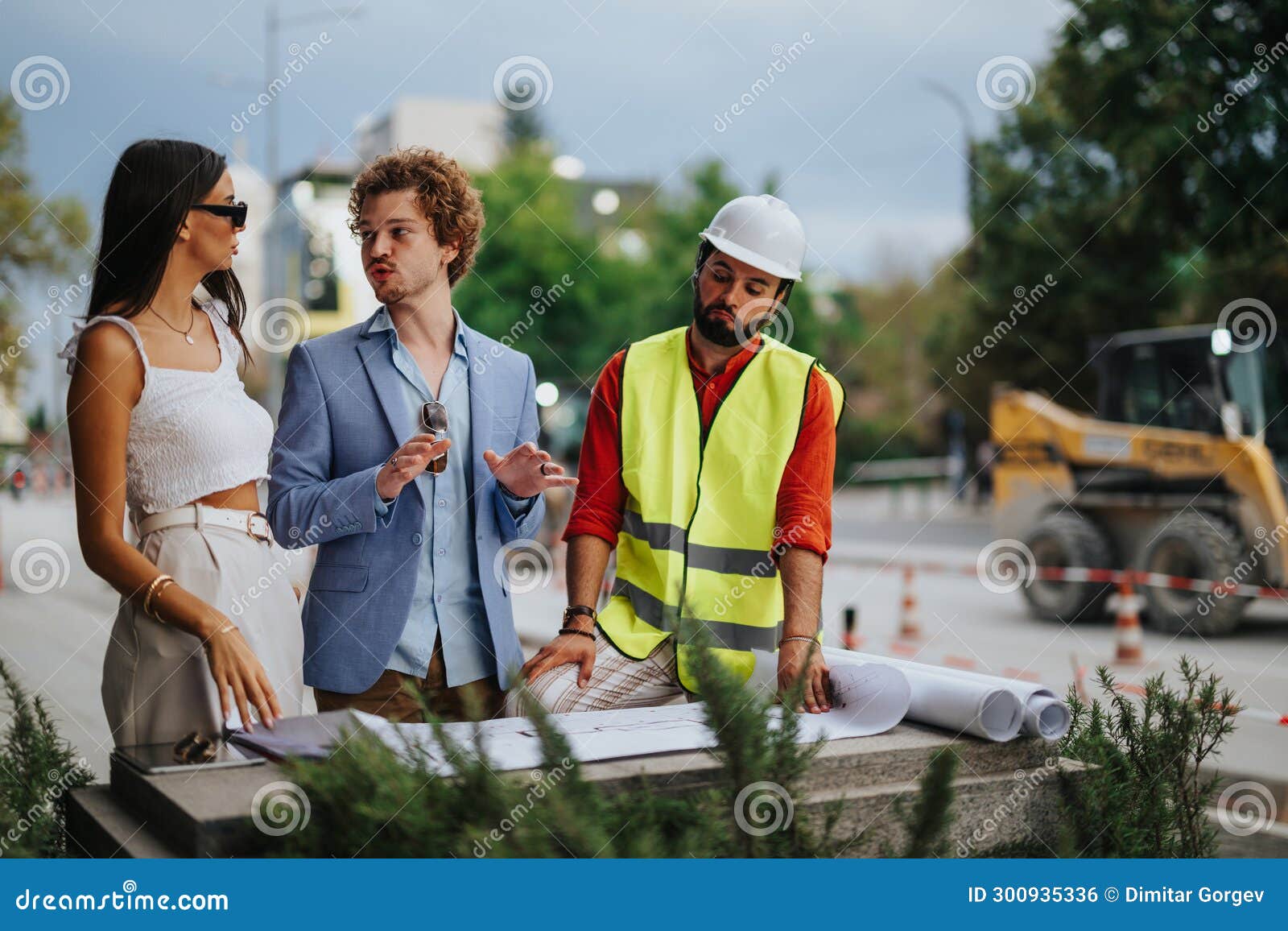 International Team of Architects Discussing and Collaborating on ...