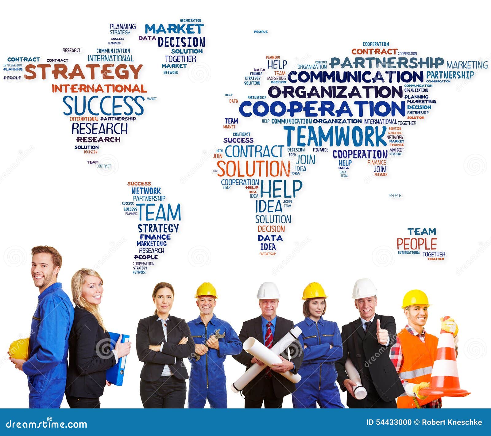 International Team Cooperation Stock Photo - Image of help, firm: 54433000