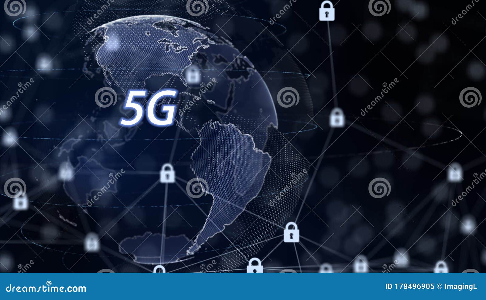 International Technology Business Concept. 3d Illustration. Stock ...