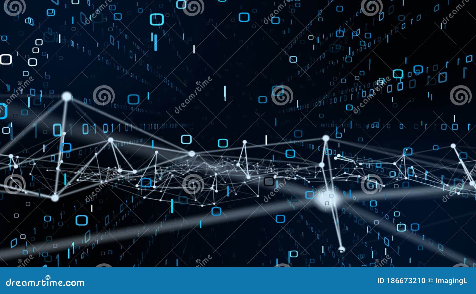 International Technology Business Concept. 3d Illustration. Stock ...