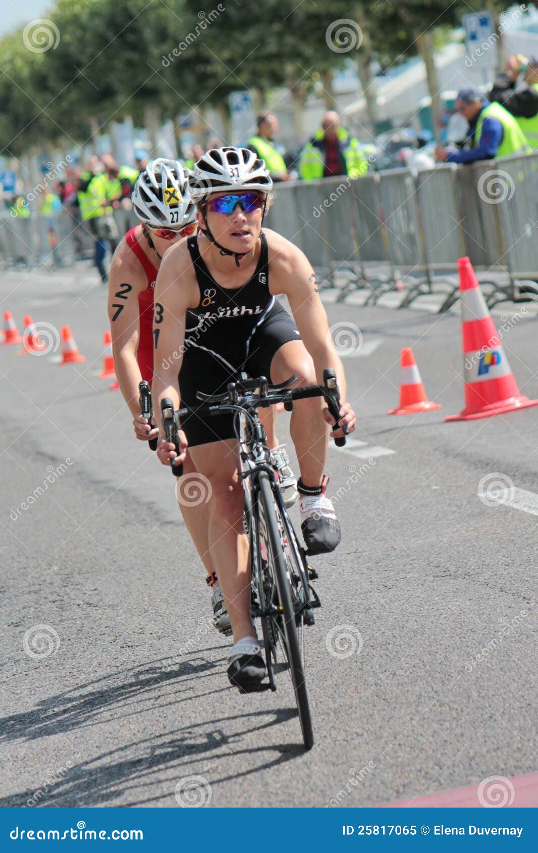 International Triathlon 2012, Geneva, Switzerland Editorial Image ...