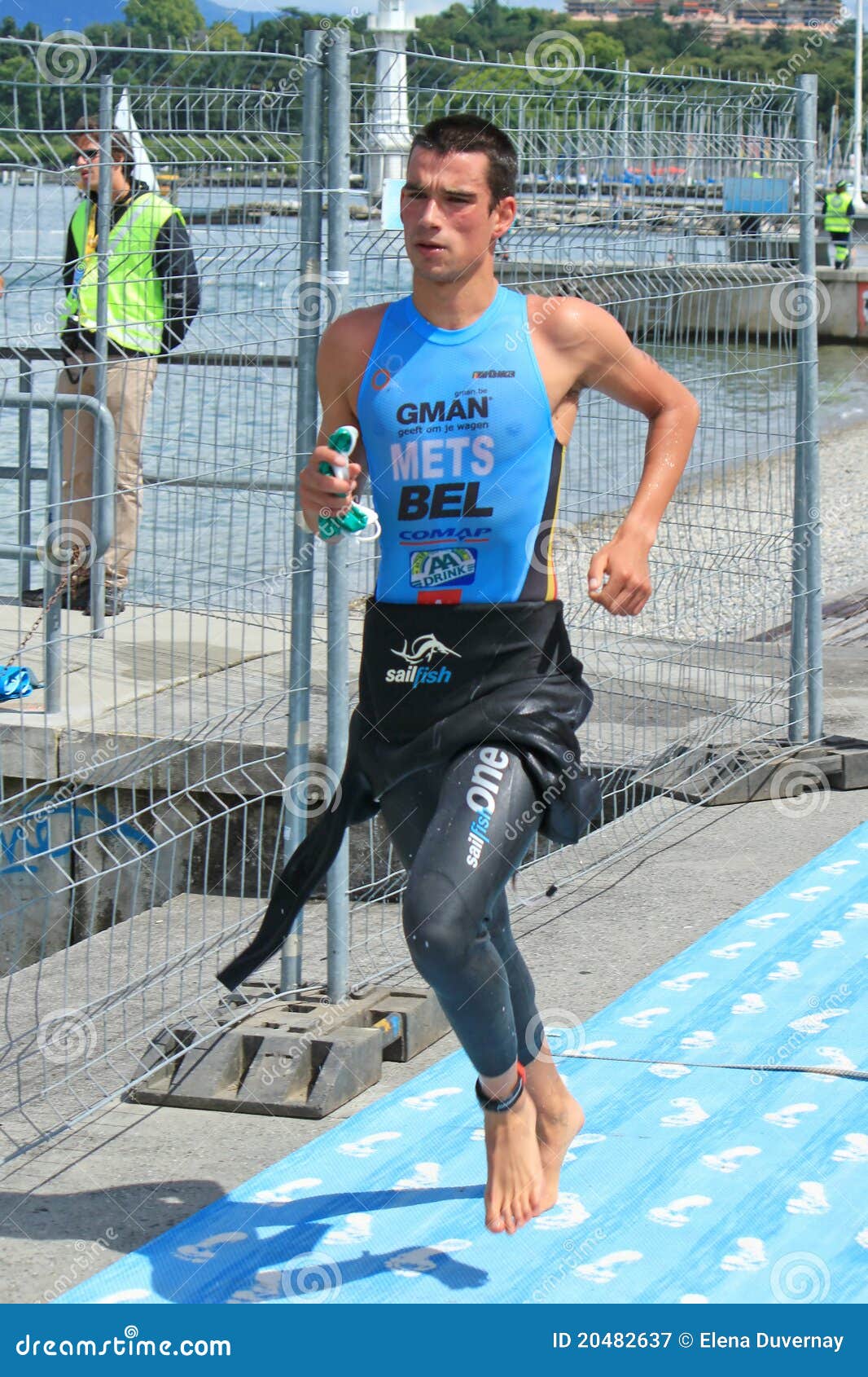 International Triathlon, Geneva, Switzerland Editorial Photography ...