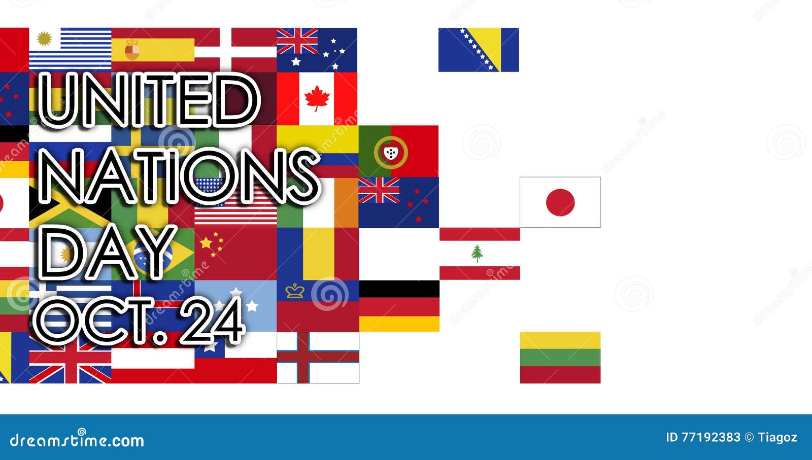 International United Nations Day Stock Illustration - Illustration of ...