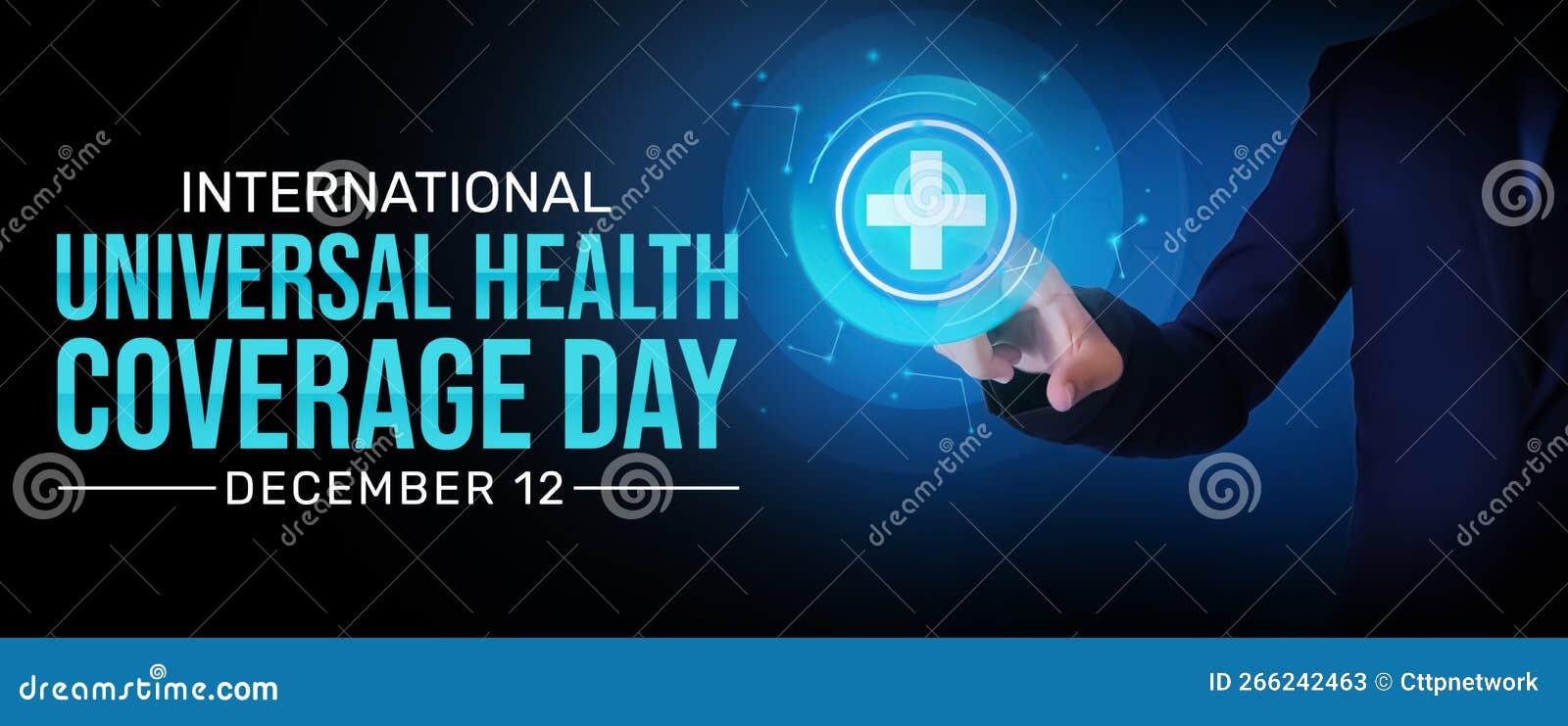 International Universal Health Coverage Day Wallpaper with Typography ...