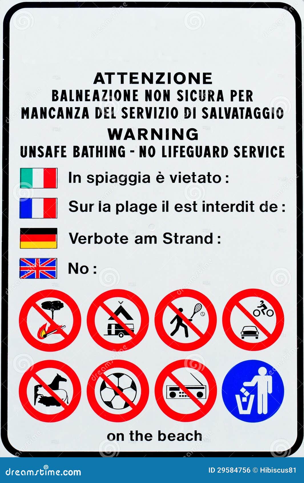 International warning sign stock photo. Image of dangerous - 29584756