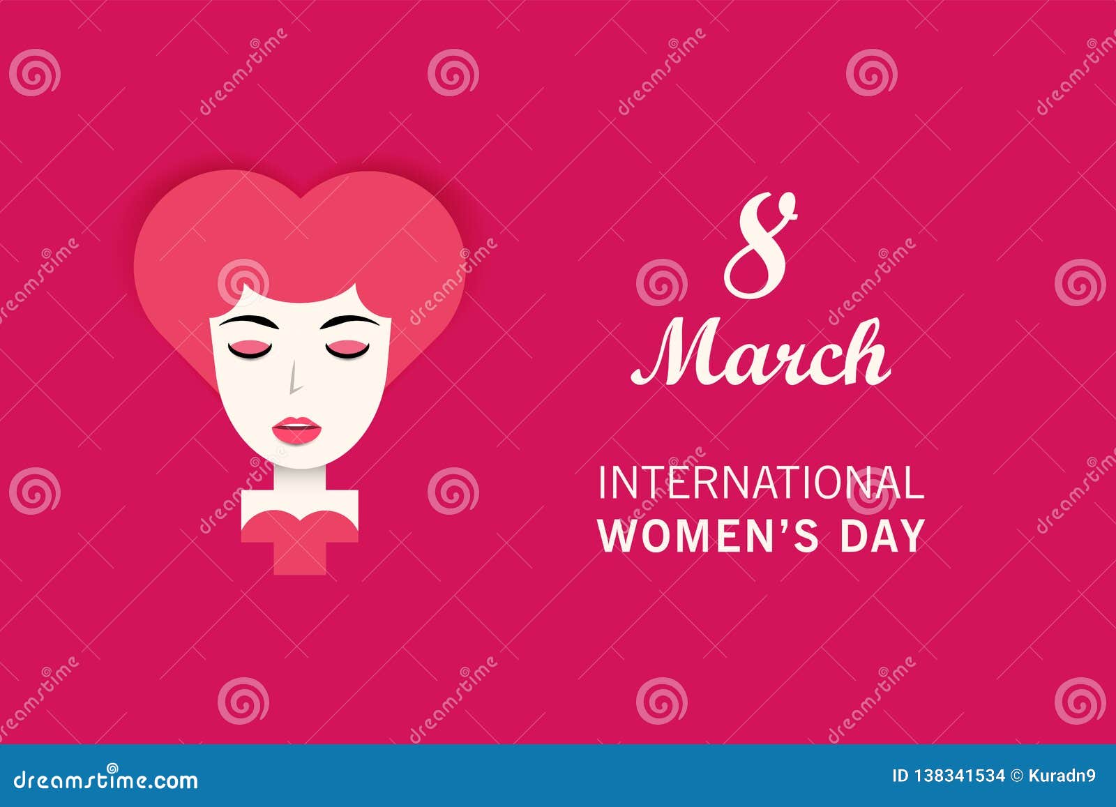 International Women`s Day And Happy Mother`s Day Poster Background And