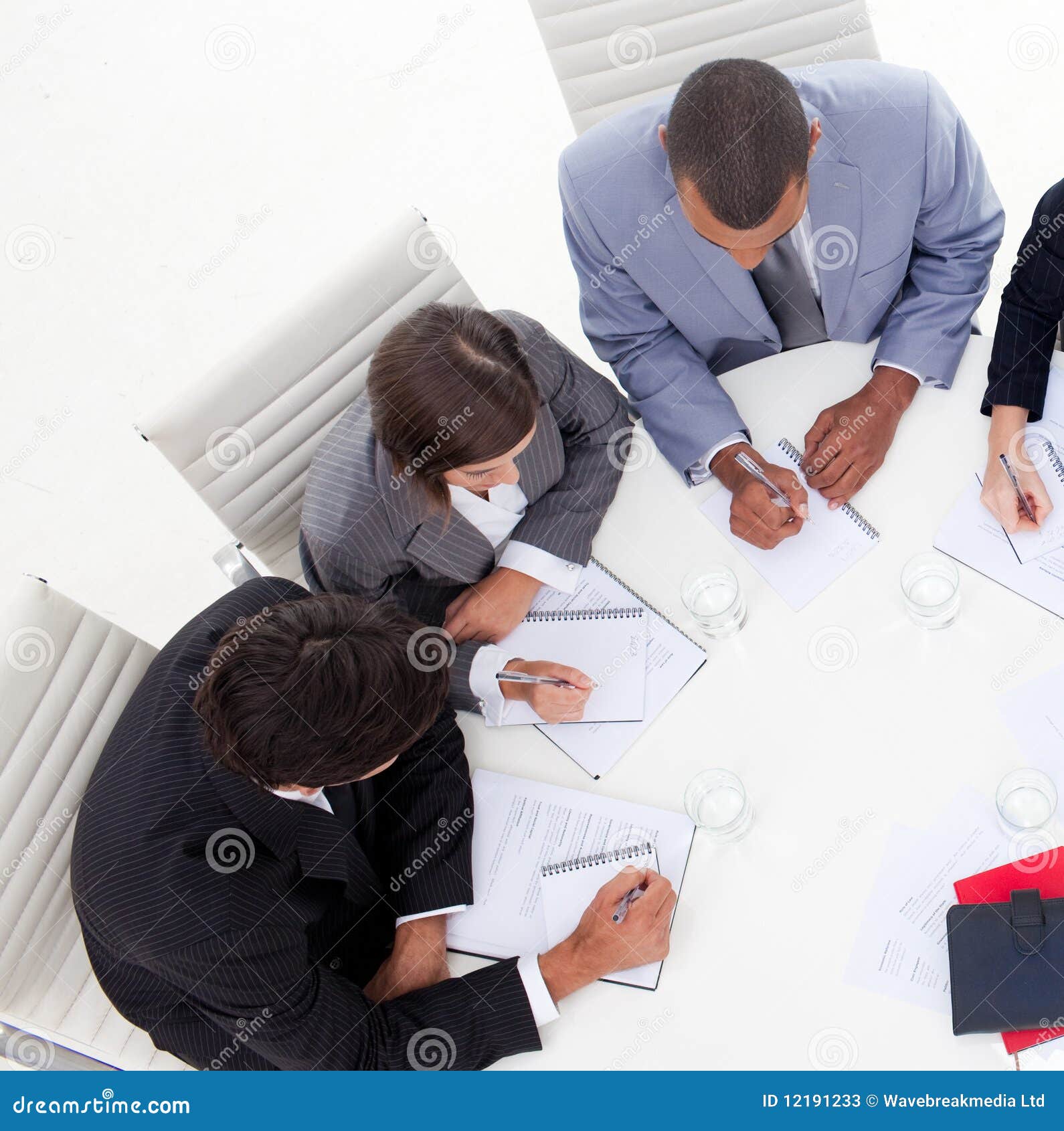 International Young Business People Discussing Stock Image - Image of ...