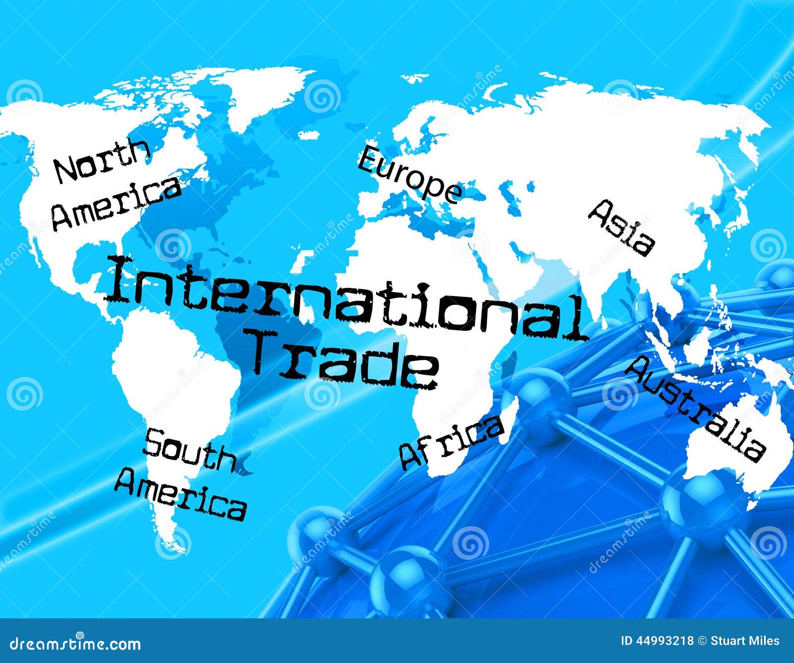 Internationale De Handel Toont Over the Globe En Wereld Stock ...