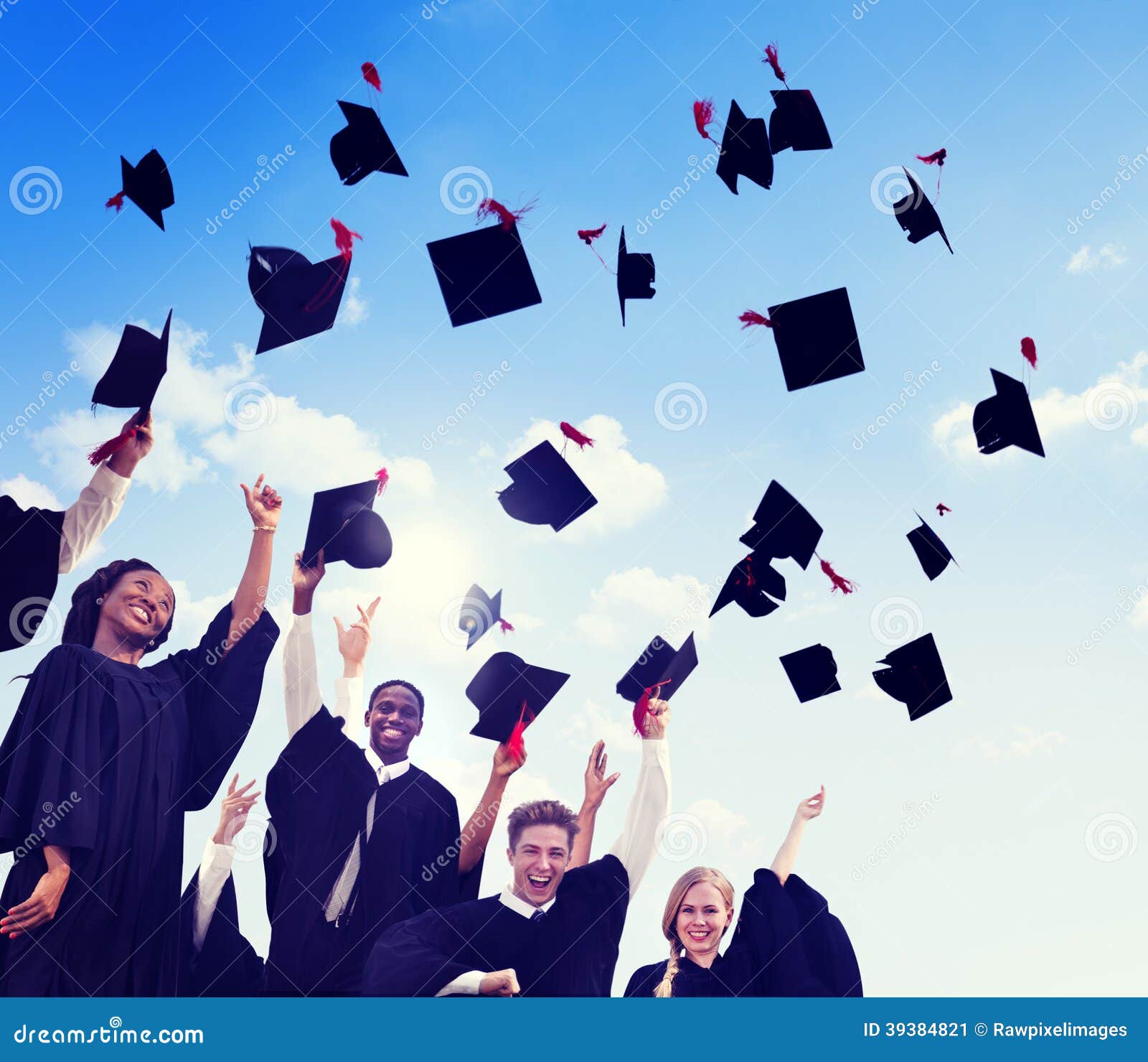 Internationale Studenten, Die Staffelung Feiern Stockbild - Bild von ...