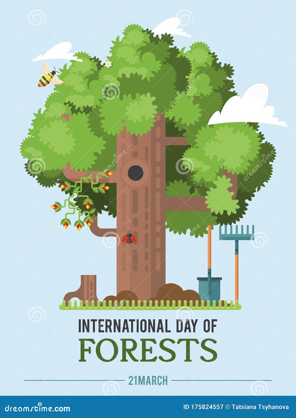 Poster To International Forest Day. Let`s Save the Trees! March 21 ... Poster To International Forest Day. Let`s Save the Trees! March 21 ...