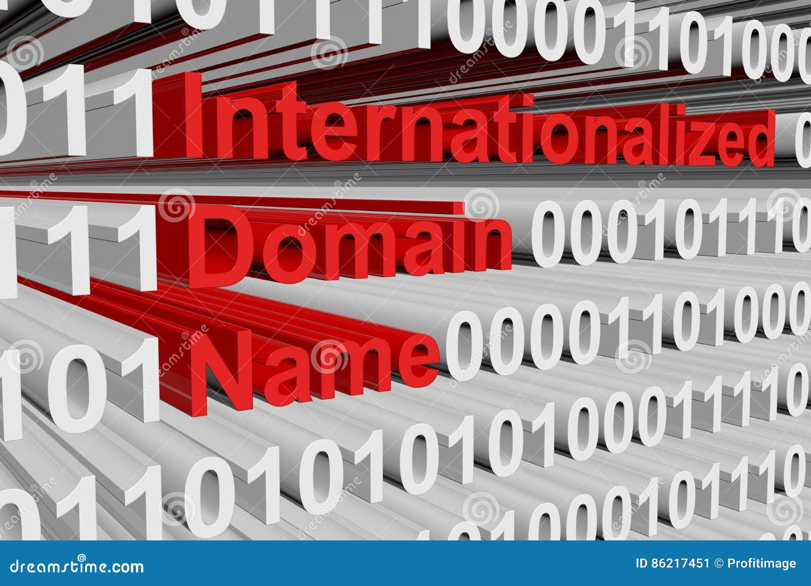 Internationalized Domain Name Stock Illustration - Illustration of ...