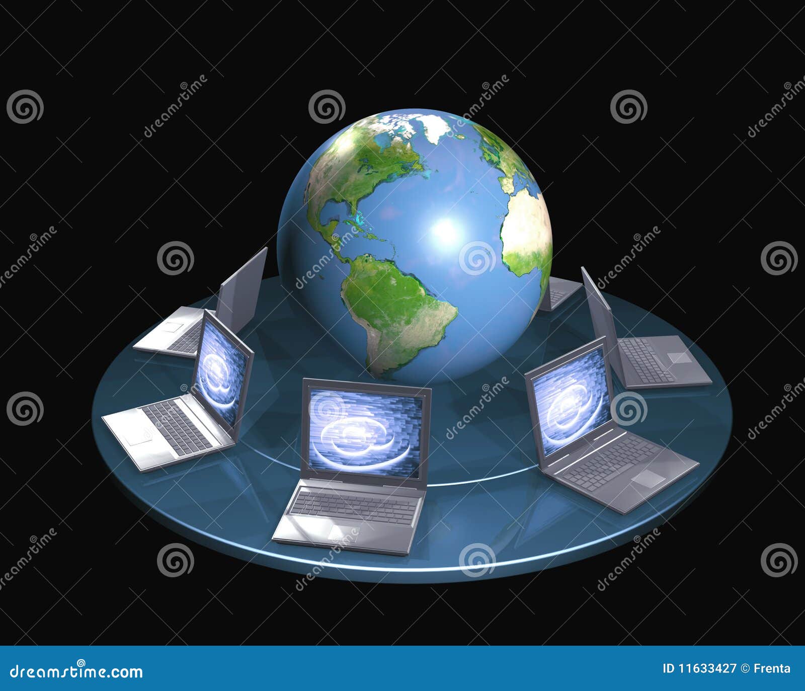 Internet illustration stock. Illustration du portable - 11633427