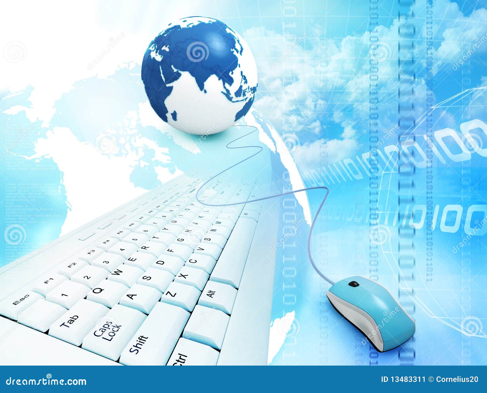 Internet stock illustration. Illustration of america - 13483311