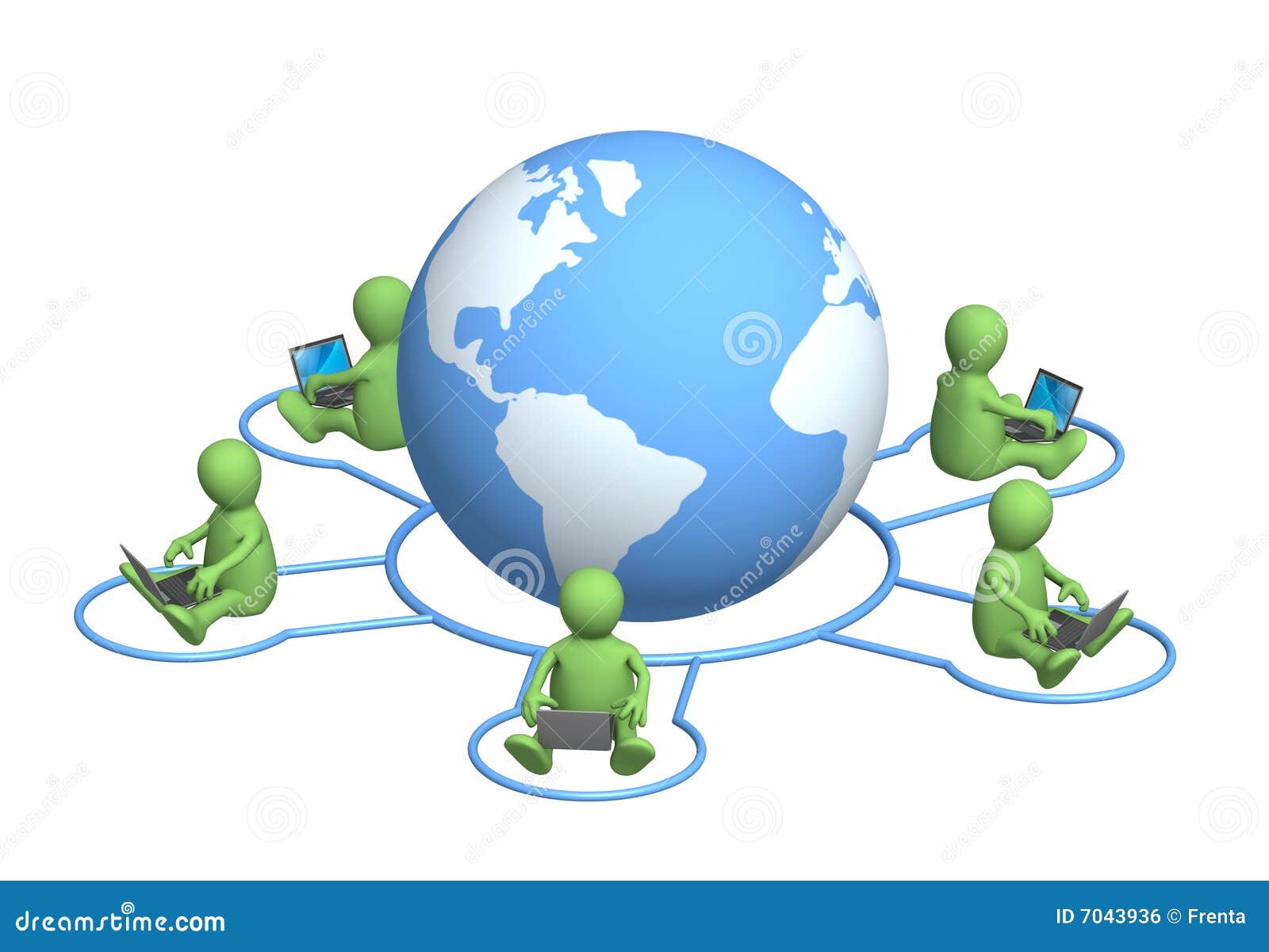 Internet stock illustration. Illustration of email, laptop - 7043936