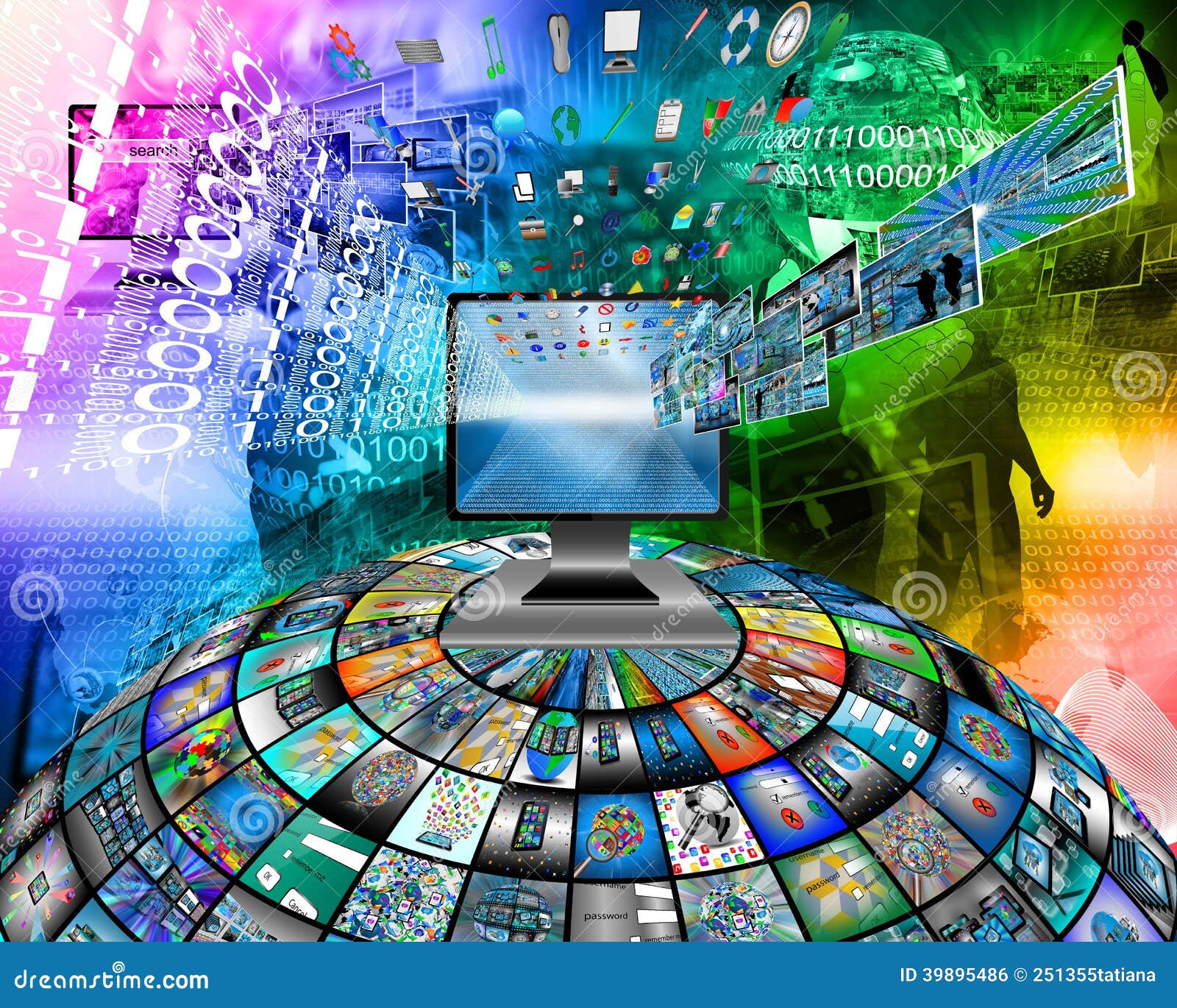 Internet stock illustration. Illustration of business - 39895486