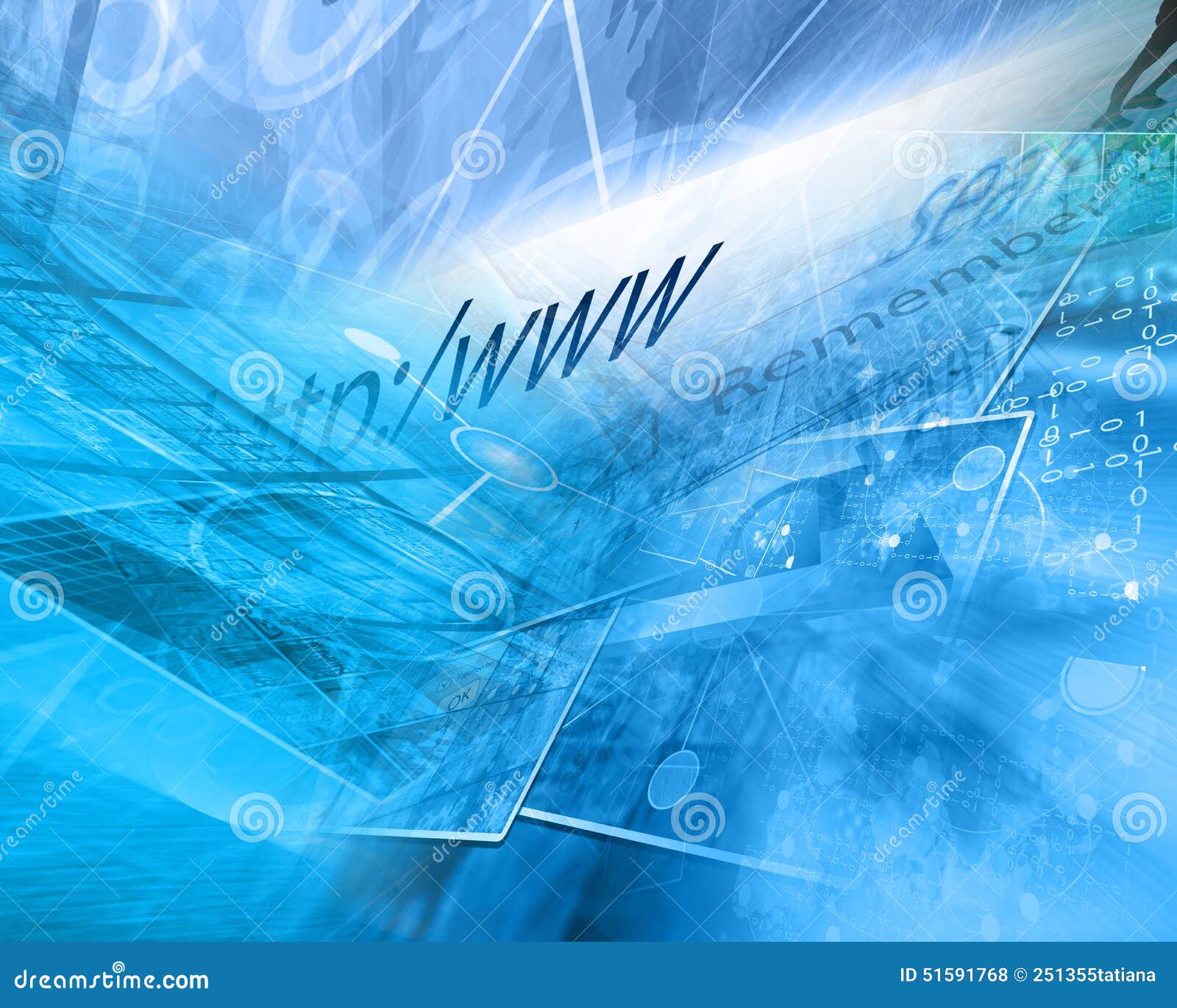 Internet Abstract stock illustration. Illustration of internet - 51591768