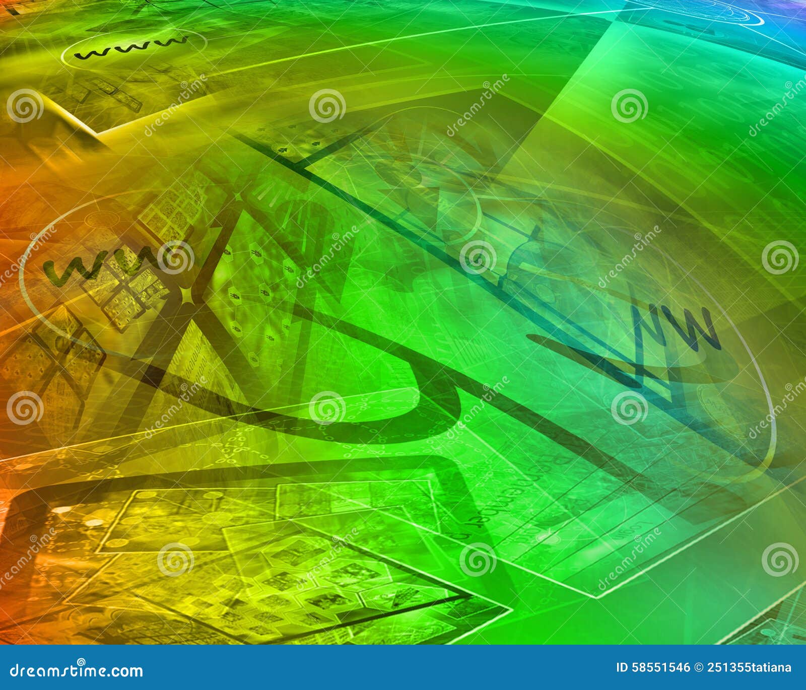 Internet Abstract stock illustration. Illustration of media - 58551546