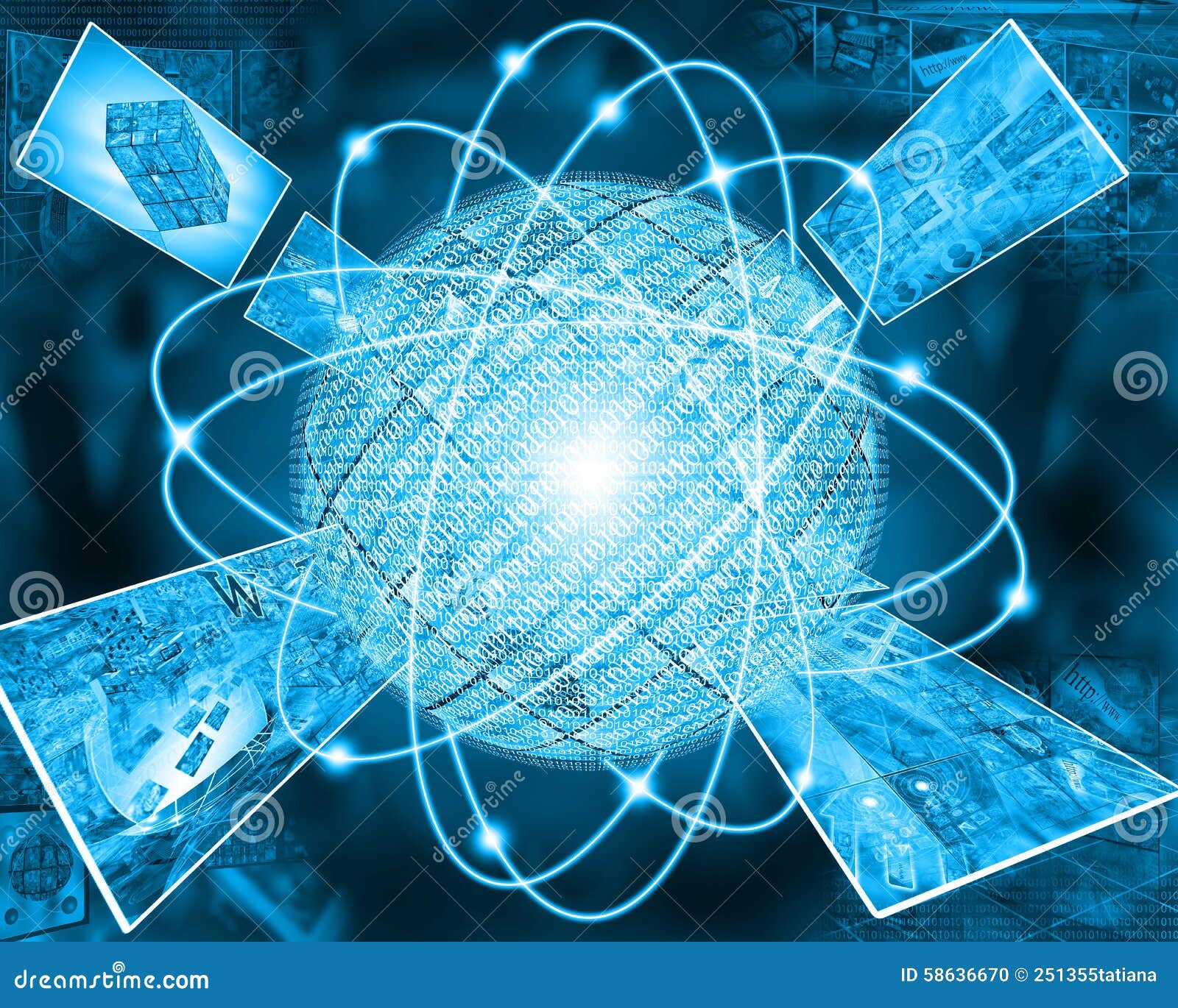 Internet Abstract stock photo. Image of connection, broadcasting - 58636670