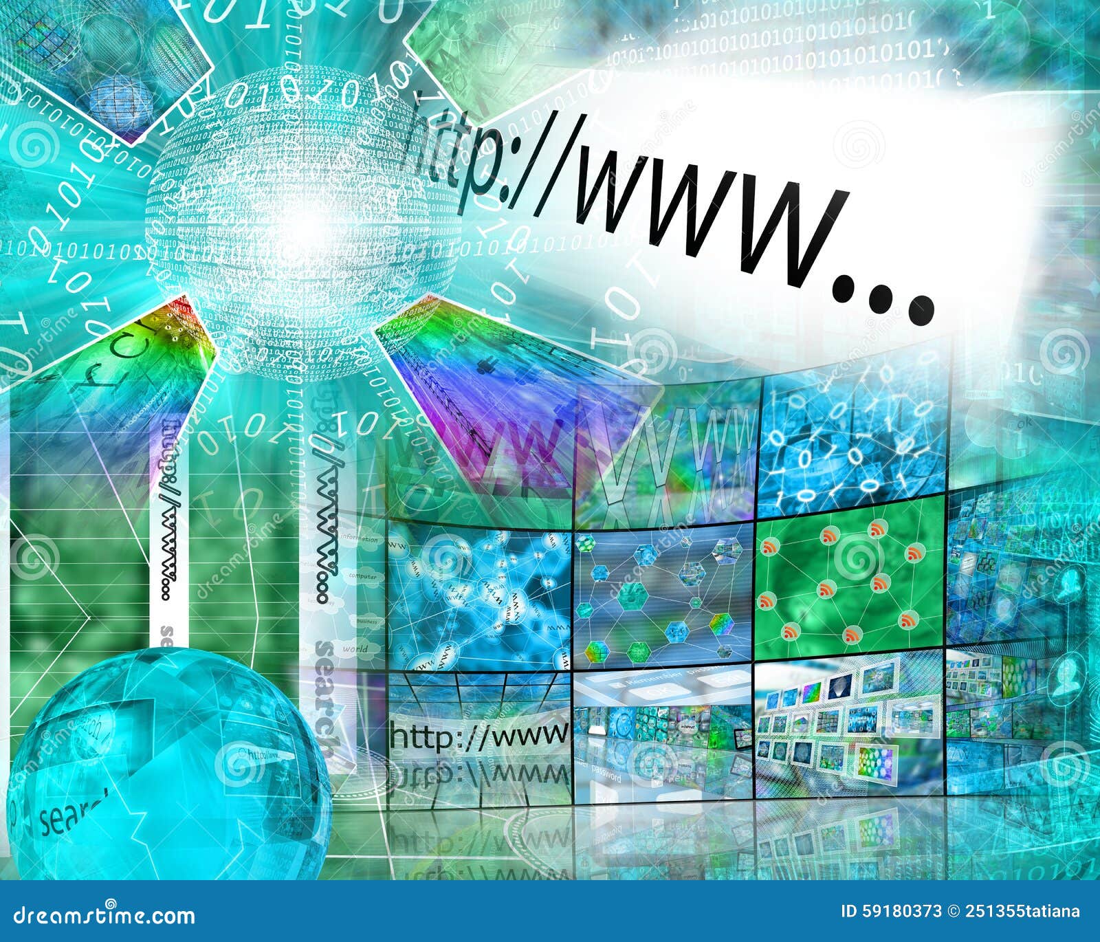Internet abstract stock illustration. Illustration of information ...
