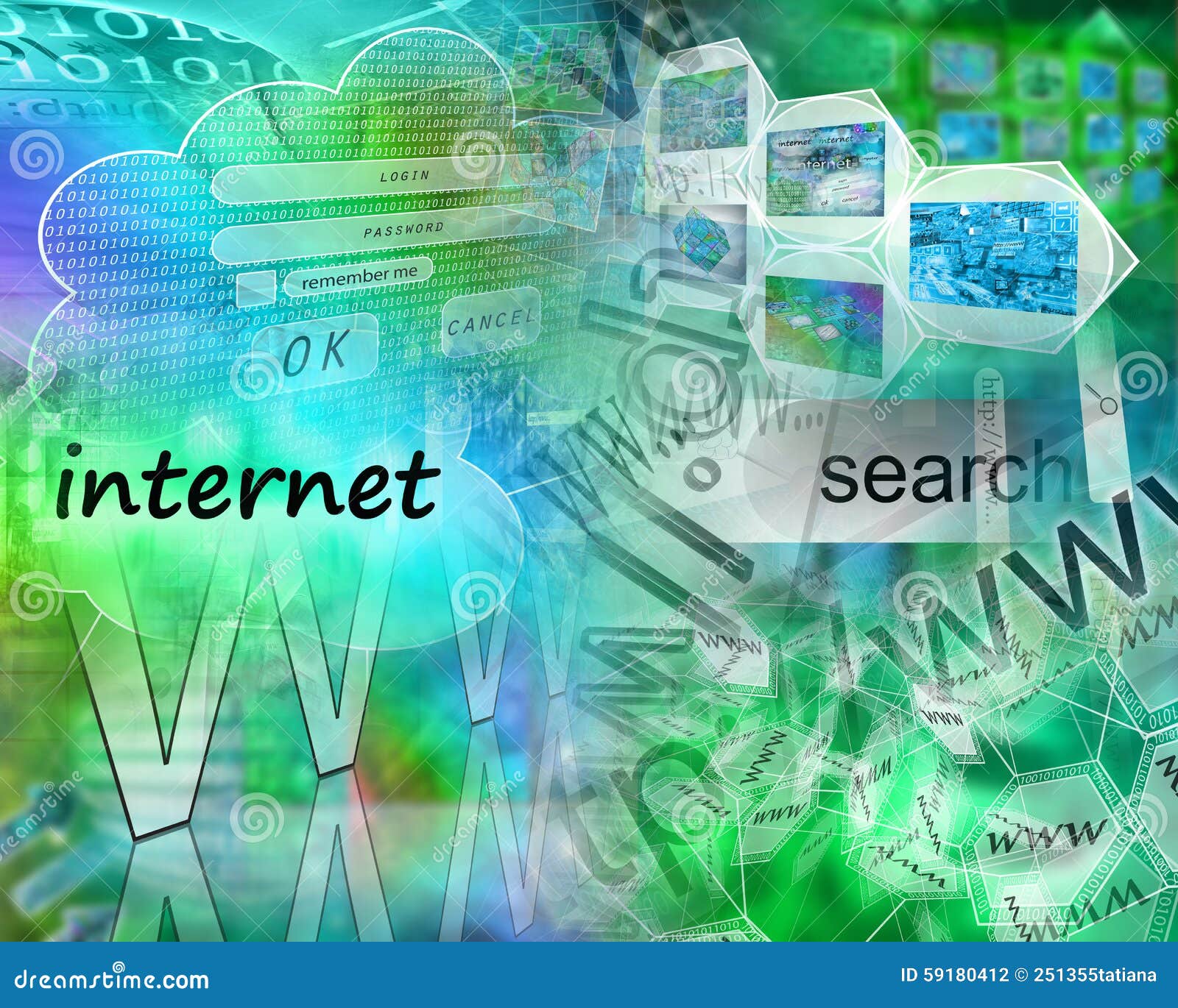 Internet abstract stock illustration. Illustration of contact - 59180412