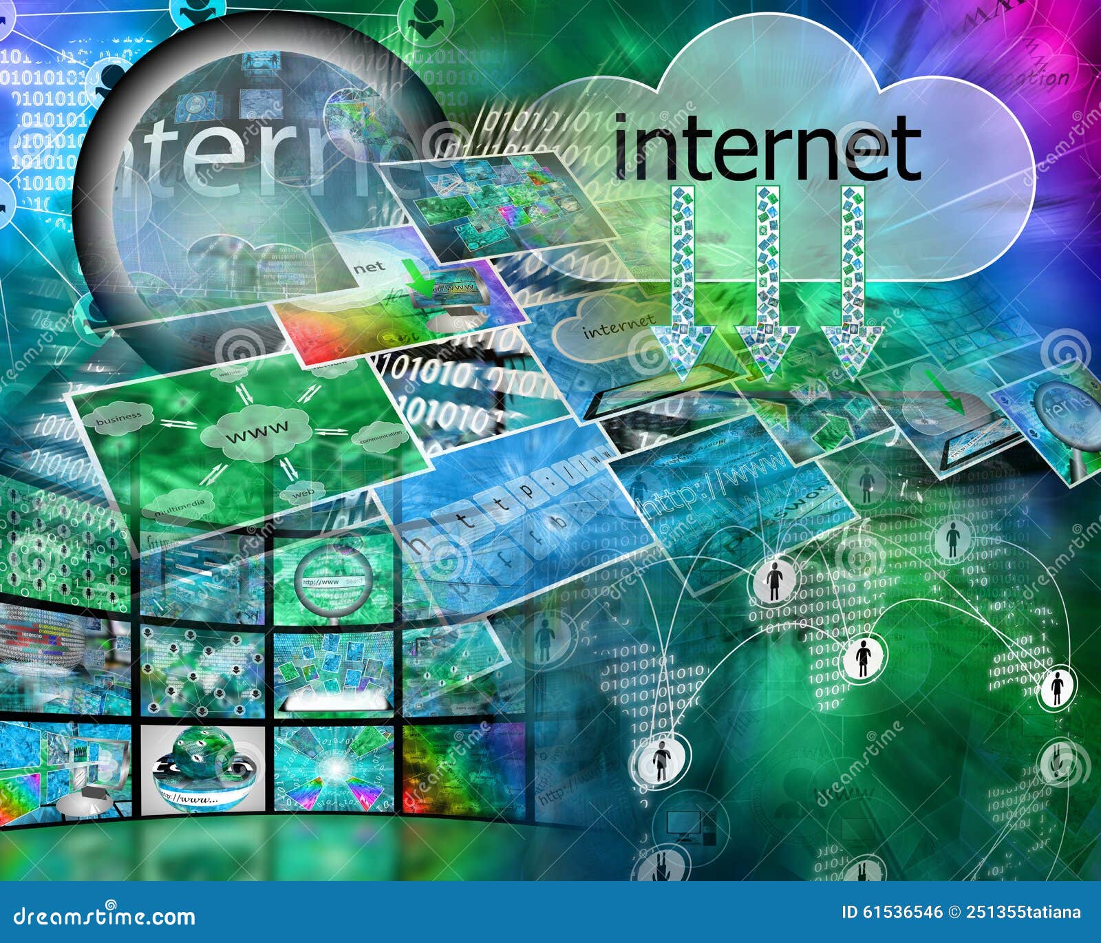 Internet abstract stock photo. Image of digital, http - 61536546