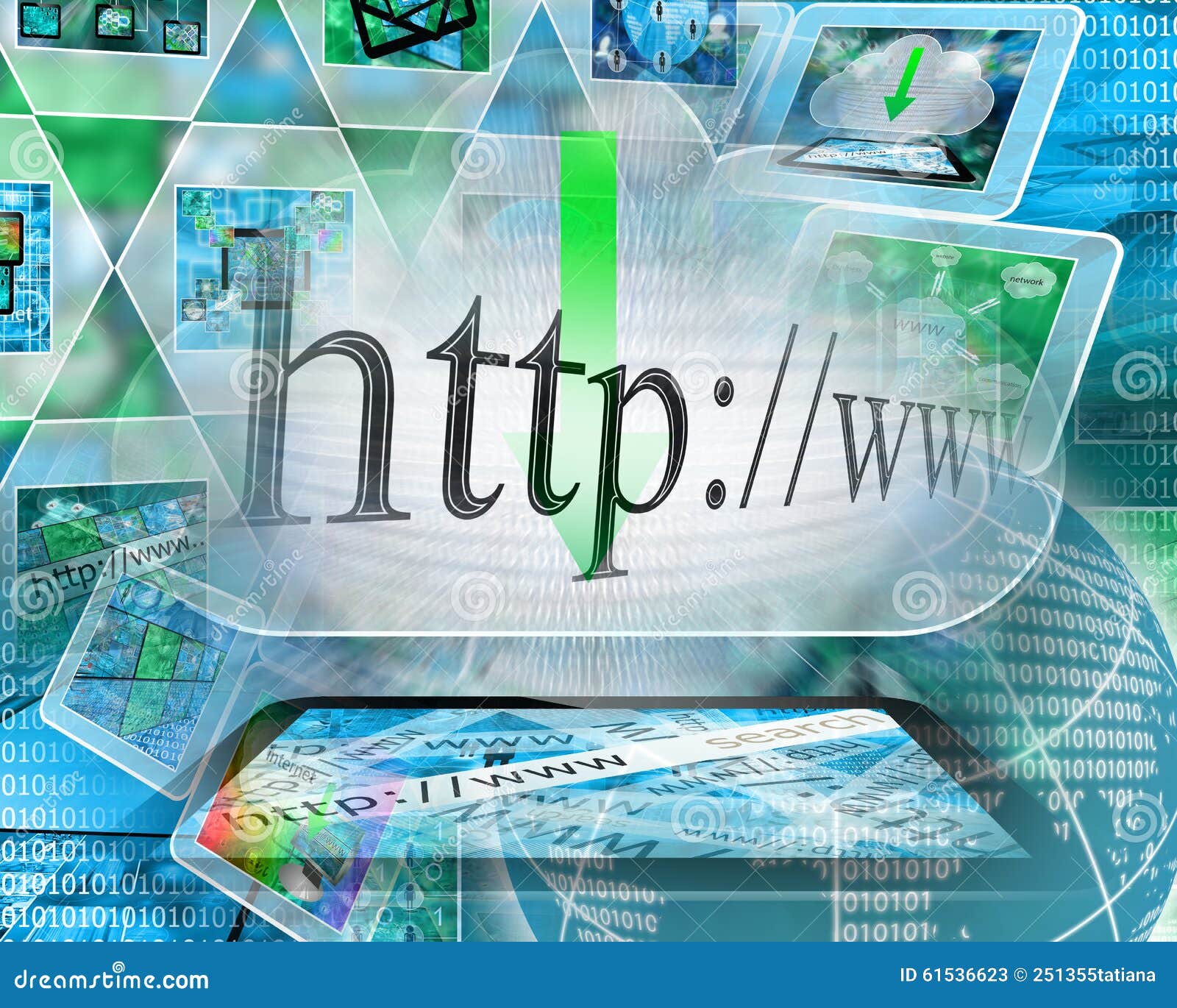 Internet abstract stock image. Image of binary, digital - 61536623