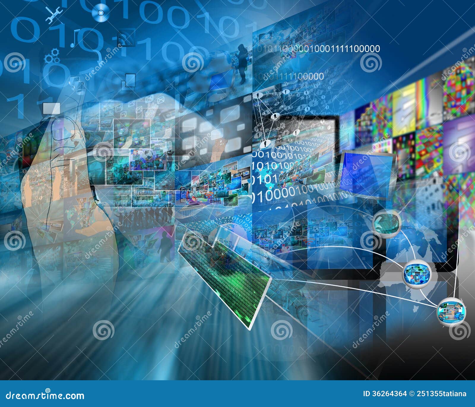 Internet abstraction stock photo. Image of advanced, interface - 36264364