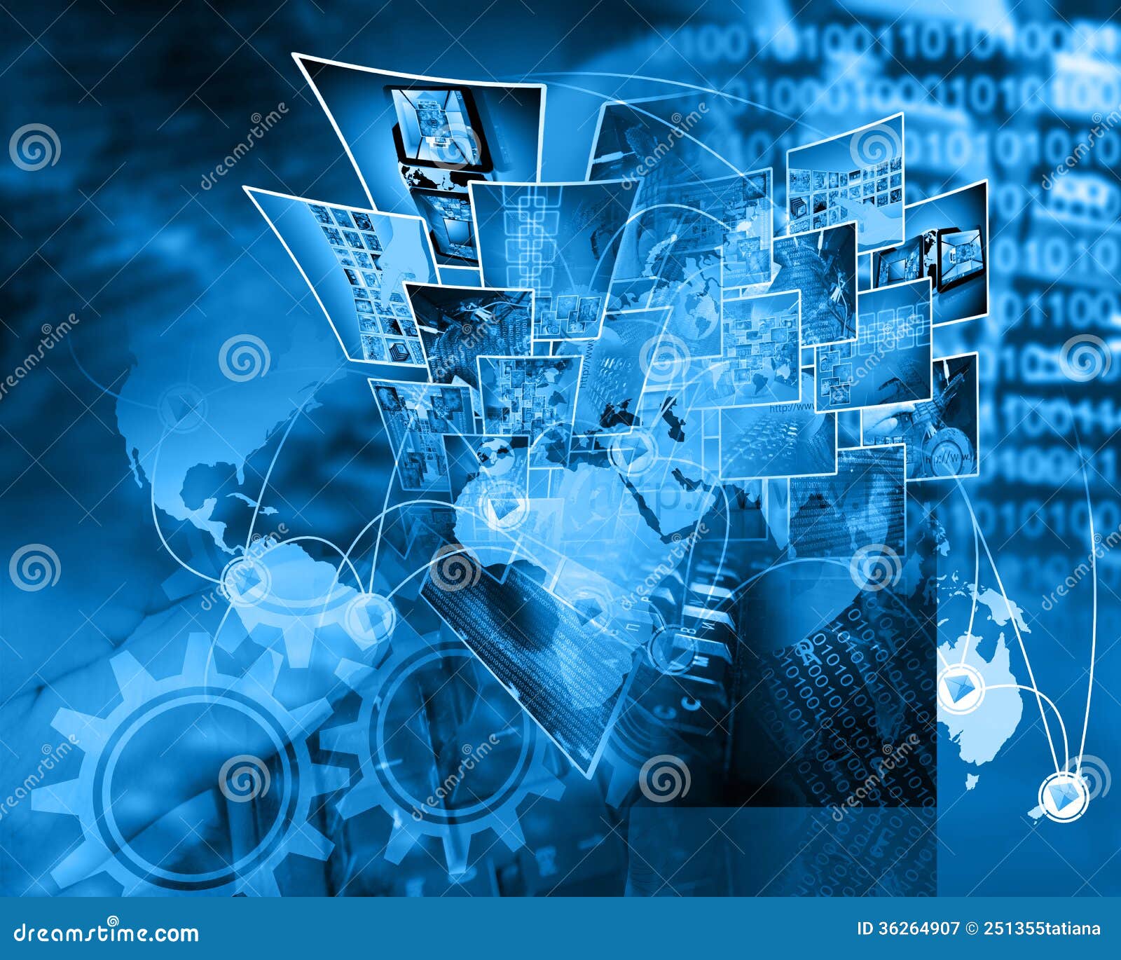 Internet abstraction stock image. Image of data, computer - 36264907
