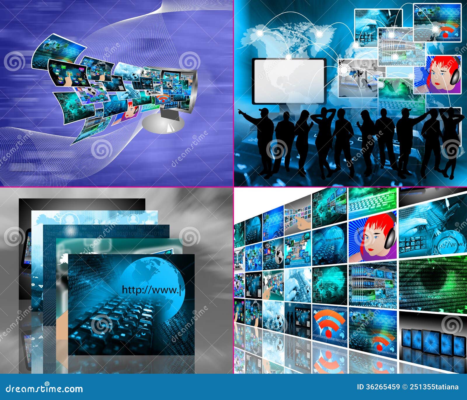 Internet abstraction stock image. Image of monitor, keyboard - 36265459