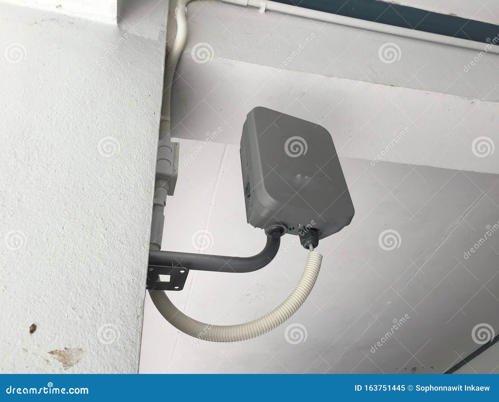 Internet Access Points Unit Close Up Stock Image - Image of plug ...