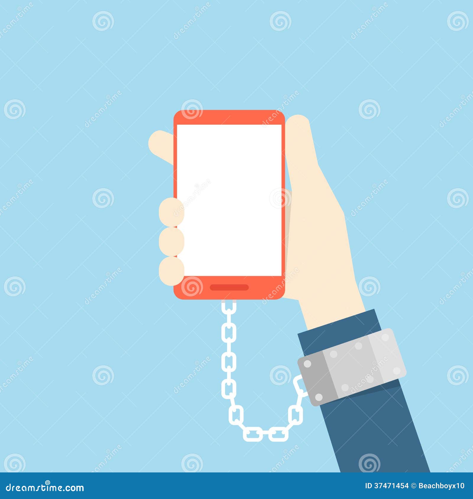 Internet addiction stock vector. Illustration of design - 37471454