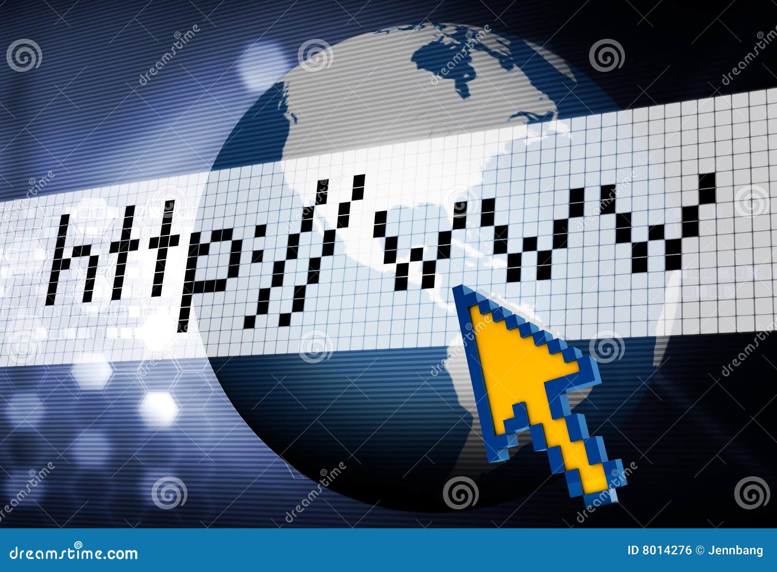Internet address stock illustration. Illustration of electronic - 8014276