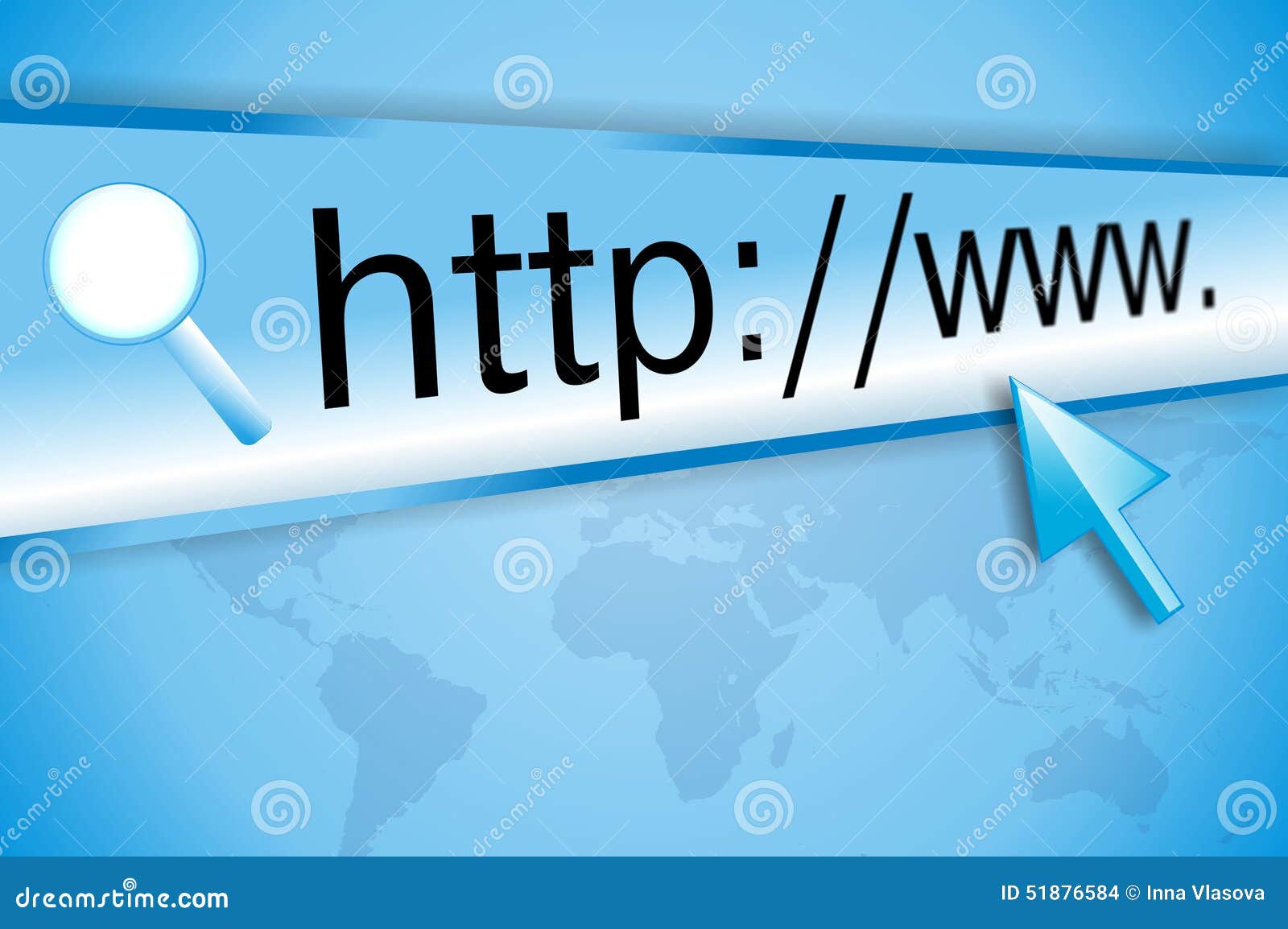 Internet Address, Computer Screen Stock Photo - Image: 51876584