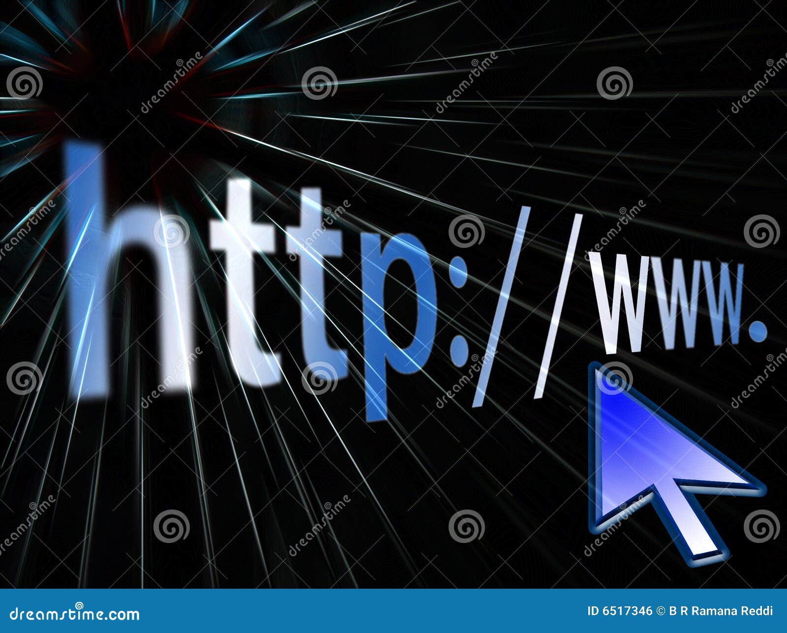 Internet address http stock illustration. Illustration of arrow - 6517346