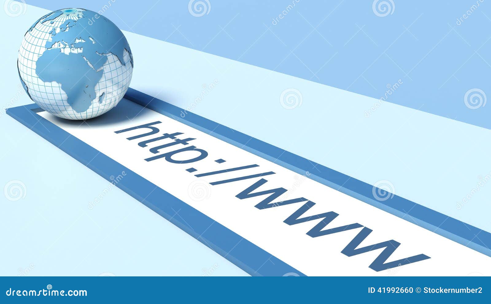 Internet Address of the Site Stock Illustration - Illustration of ...